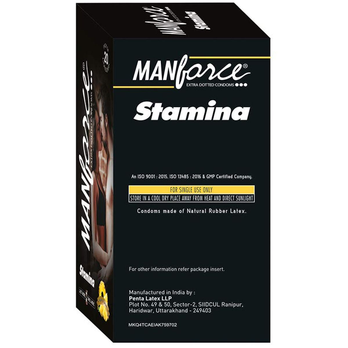 Manforce Pineapple Flavoured Condoms, 20 Count Price, Uses, Side ...