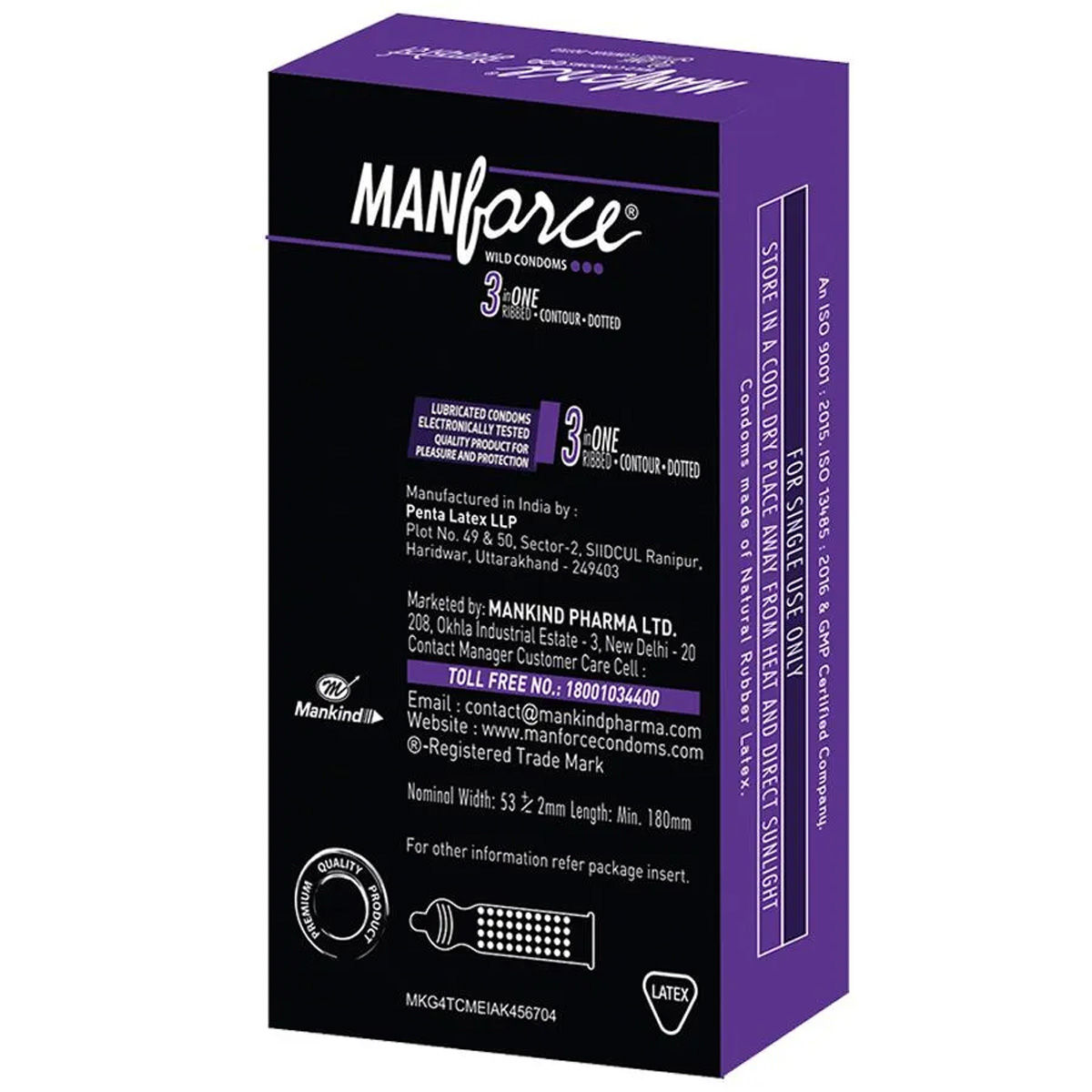 Manforce Chocolate Flavoured Premium Condoms, 10 Count Price, Uses ...