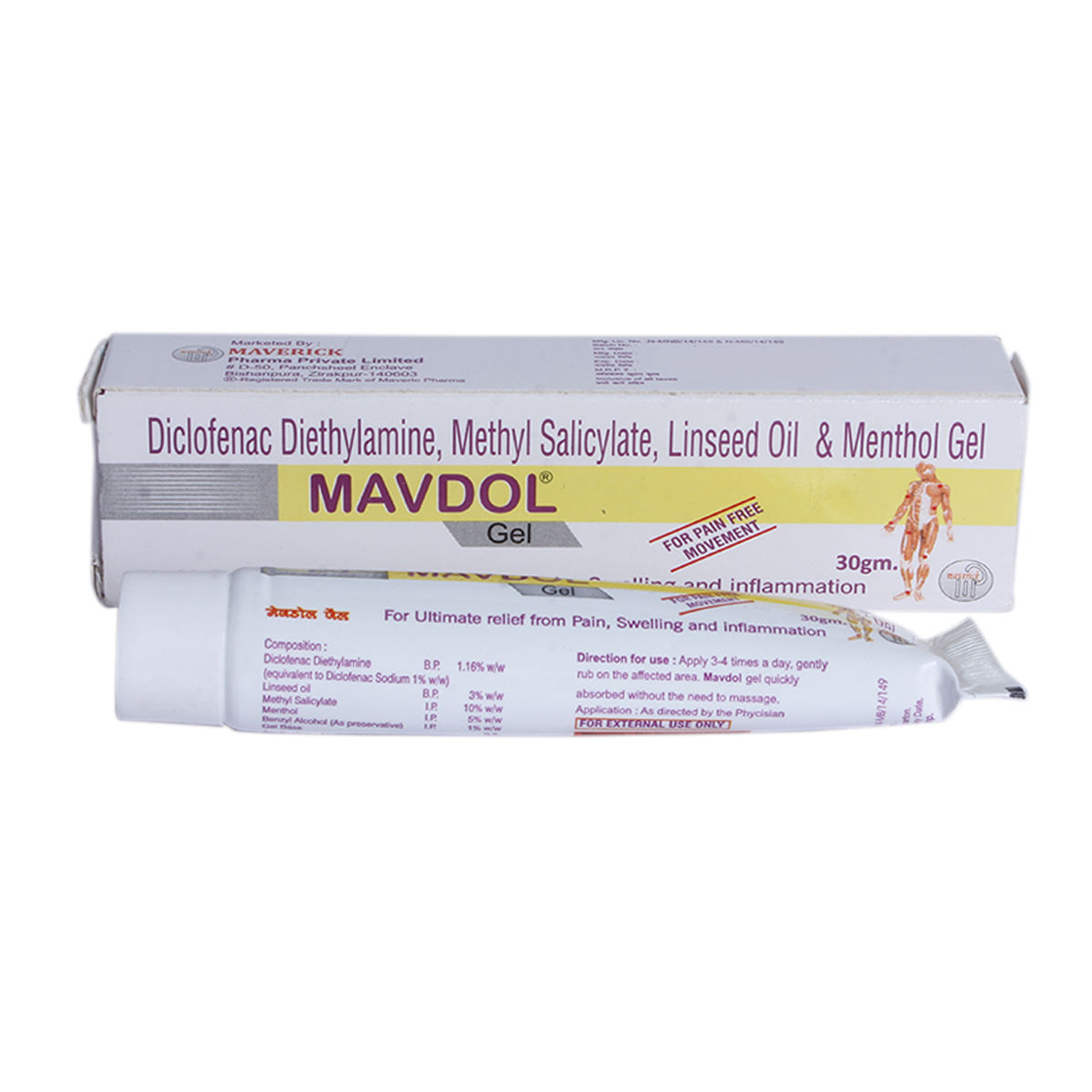 Mavdol Gel 30gm Price, Uses, Side Effects, Composition - Apollo Pharmacy