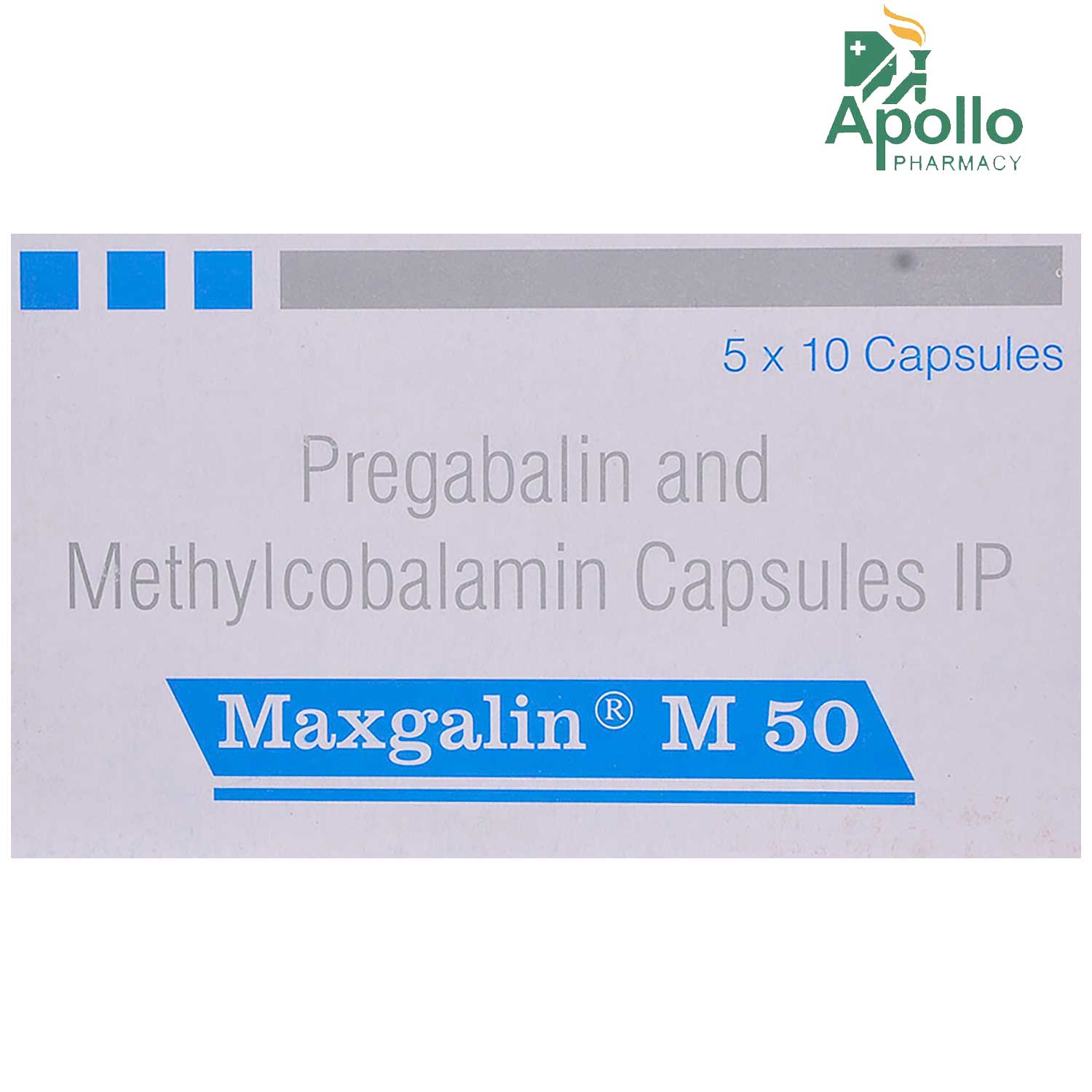 Maxgalin M 50 Tablet 10's Price, Uses, Side Effects, Composition ...