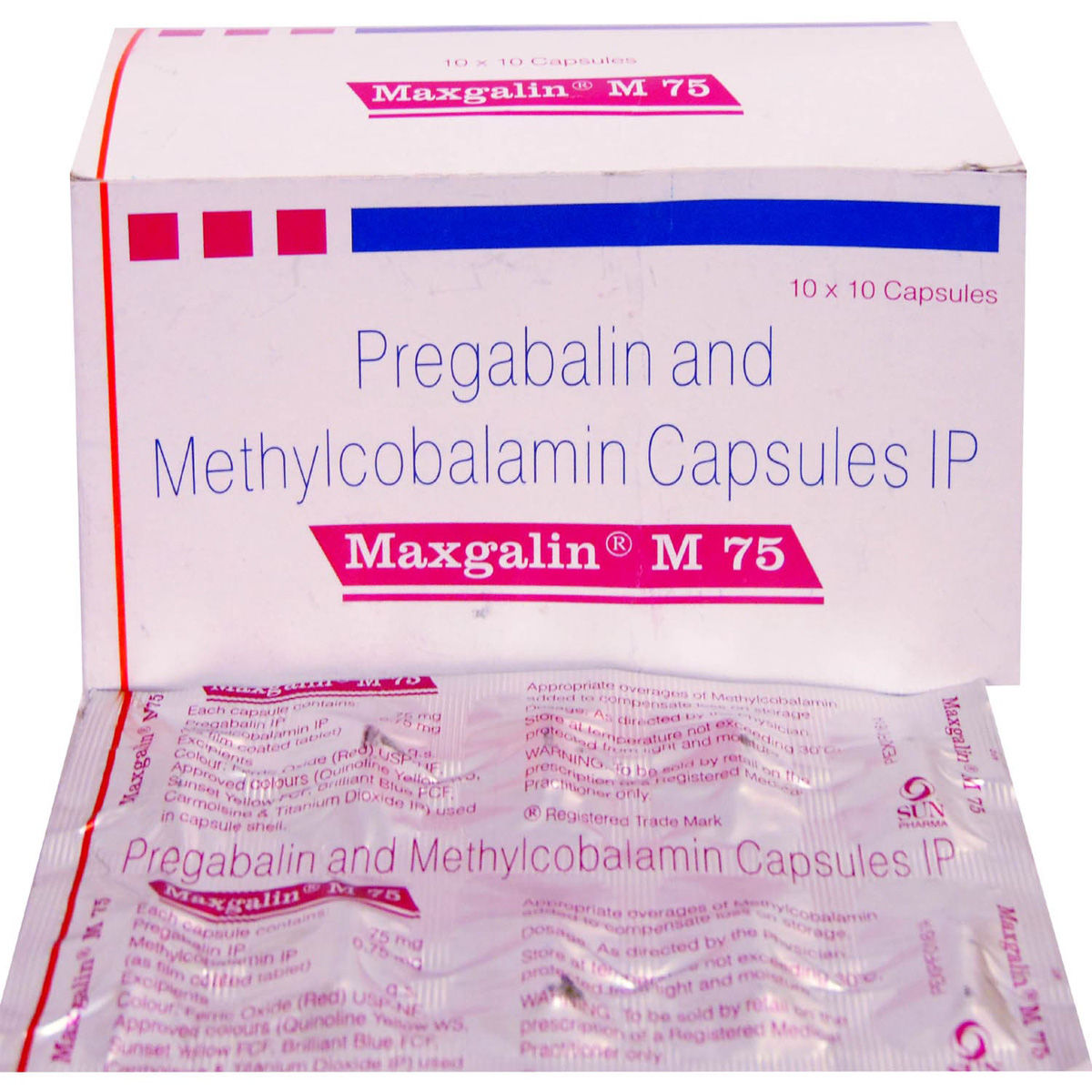 Maxgalin M 75 Capsule 10's Price, Uses, Side Effects, Composition ...