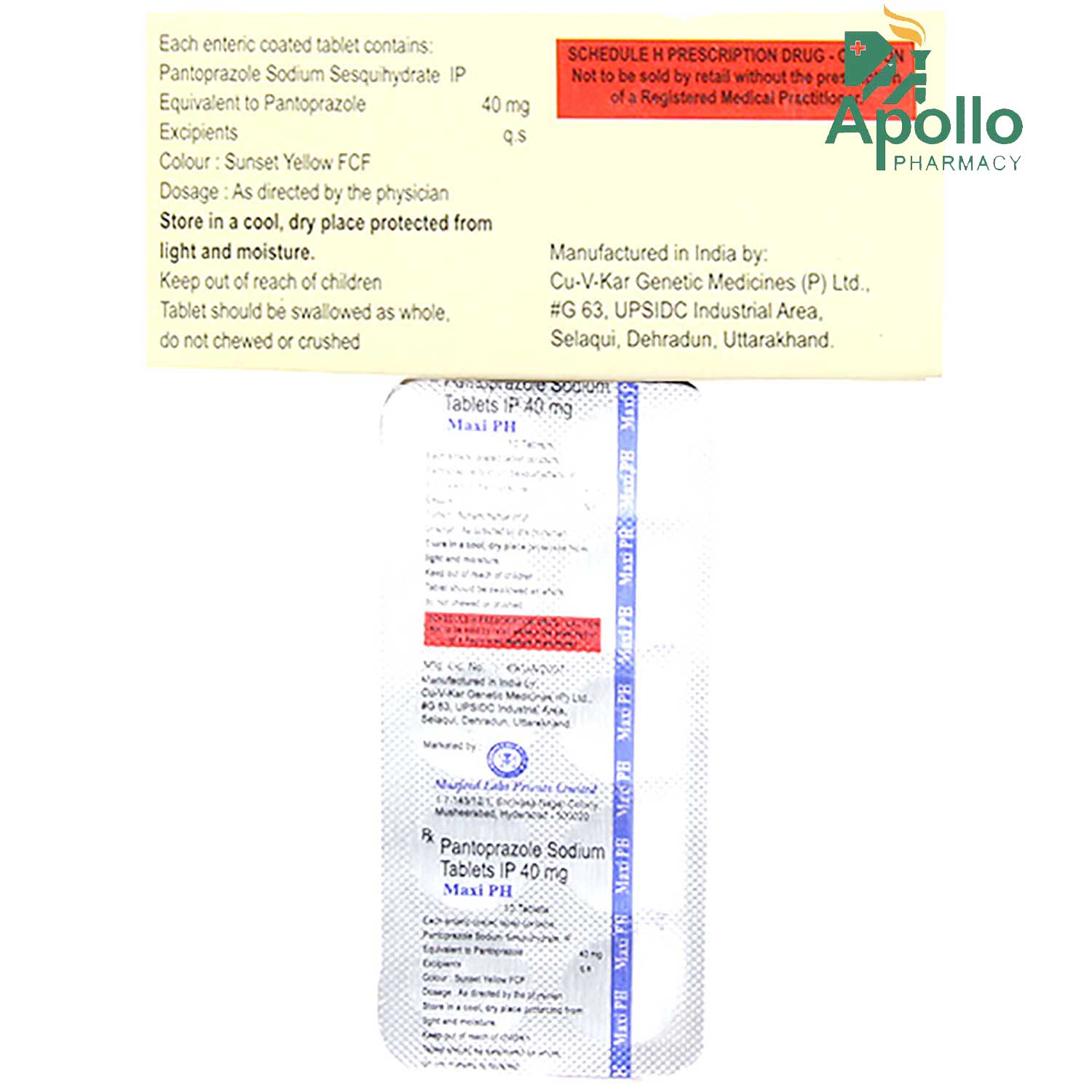 Maxi PH Tablet 10's Price, Uses, Side Effects, Composition - Apollo ...