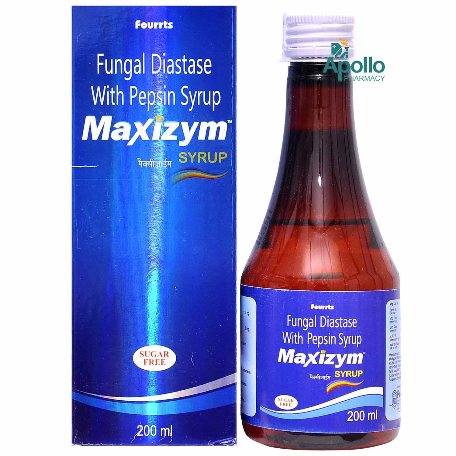 Maxizym Syrup 200 ml Price, Uses, Side Effects, Composition - Apollo ...