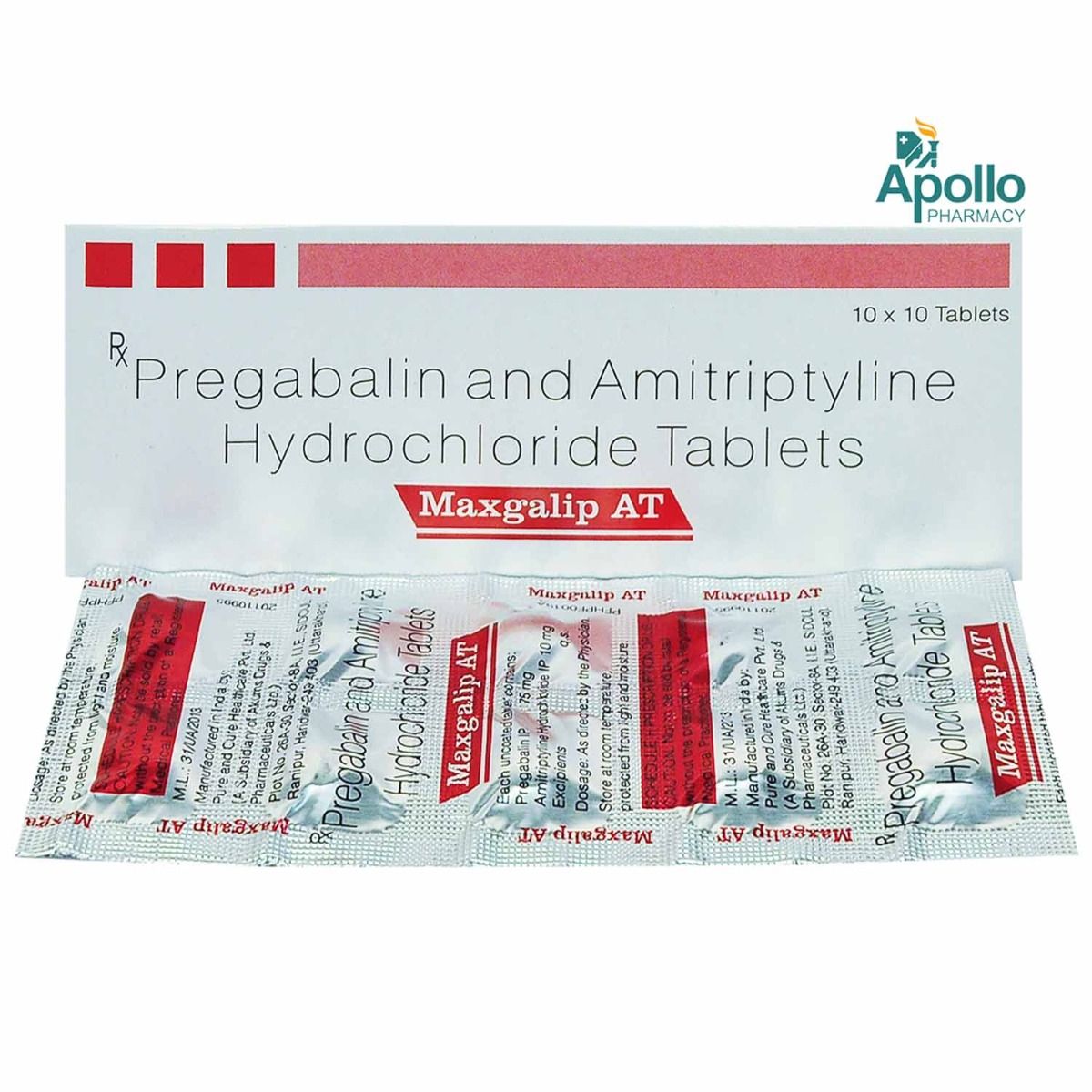 Maxgalip AT Tablet 10's Price, Uses, Side Effects, Composition - Apollo ...