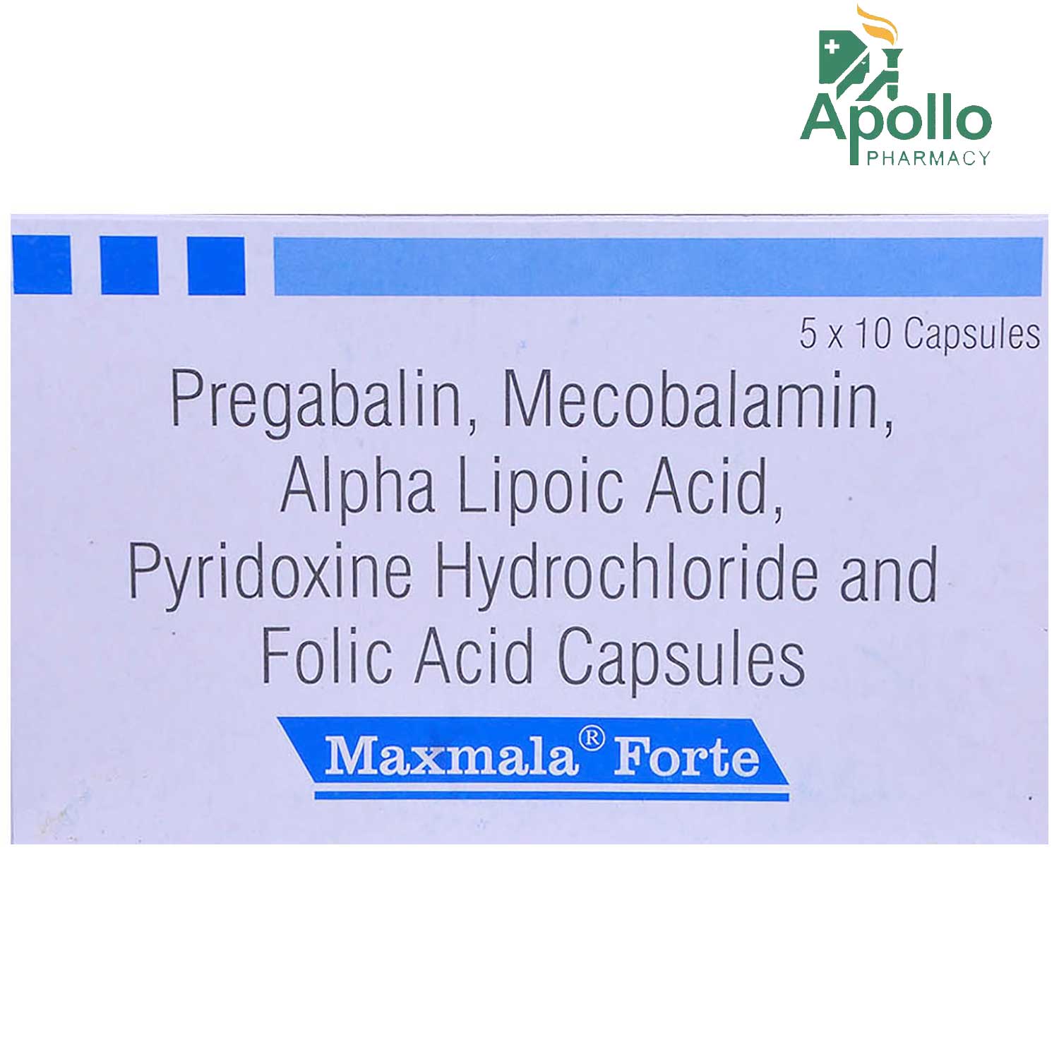 Maxmala Forte Capsule 10's Price, Uses, Side Effects, Composition ...