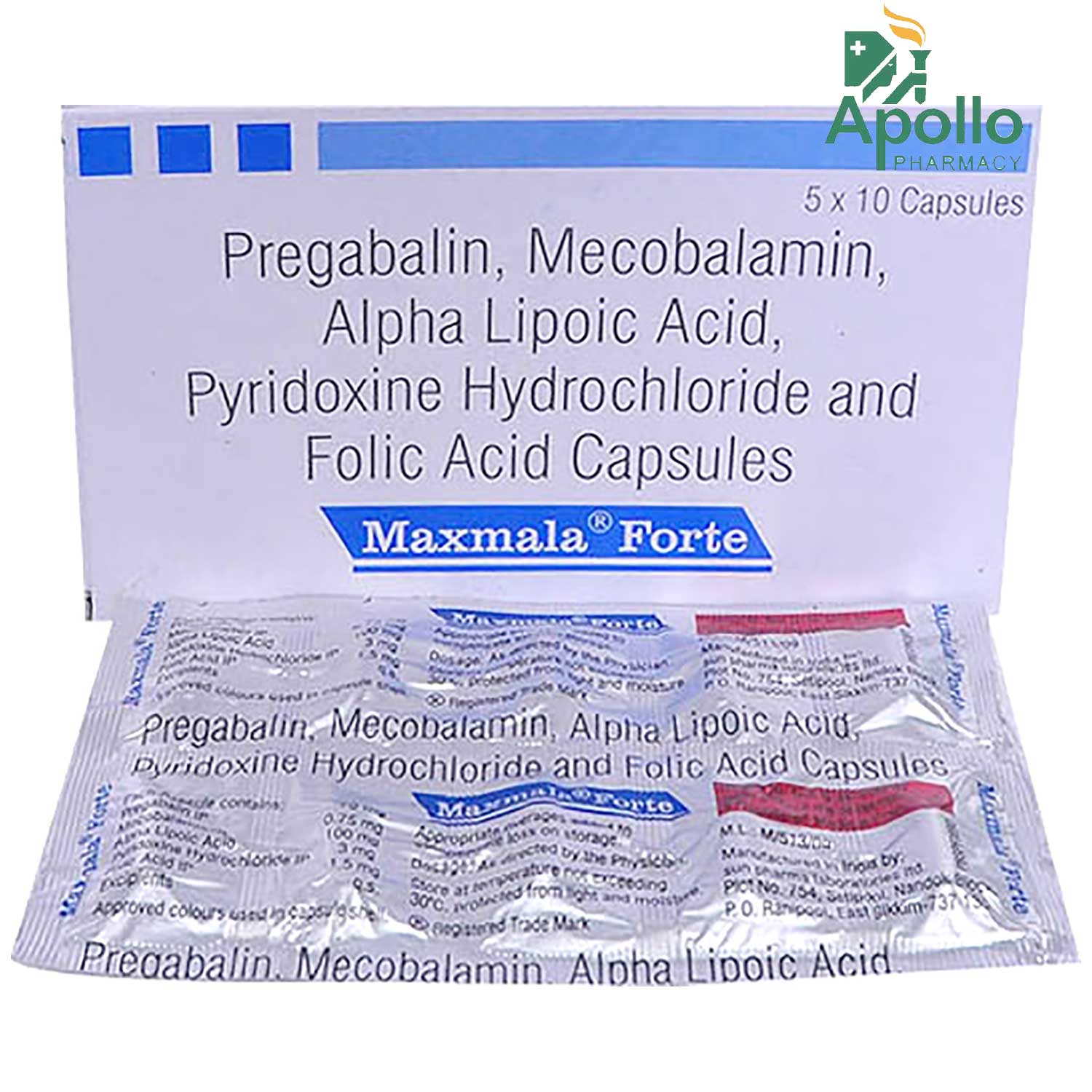 Maxmala Forte Capsule 10's Price, Uses, Side Effects, Composition ...