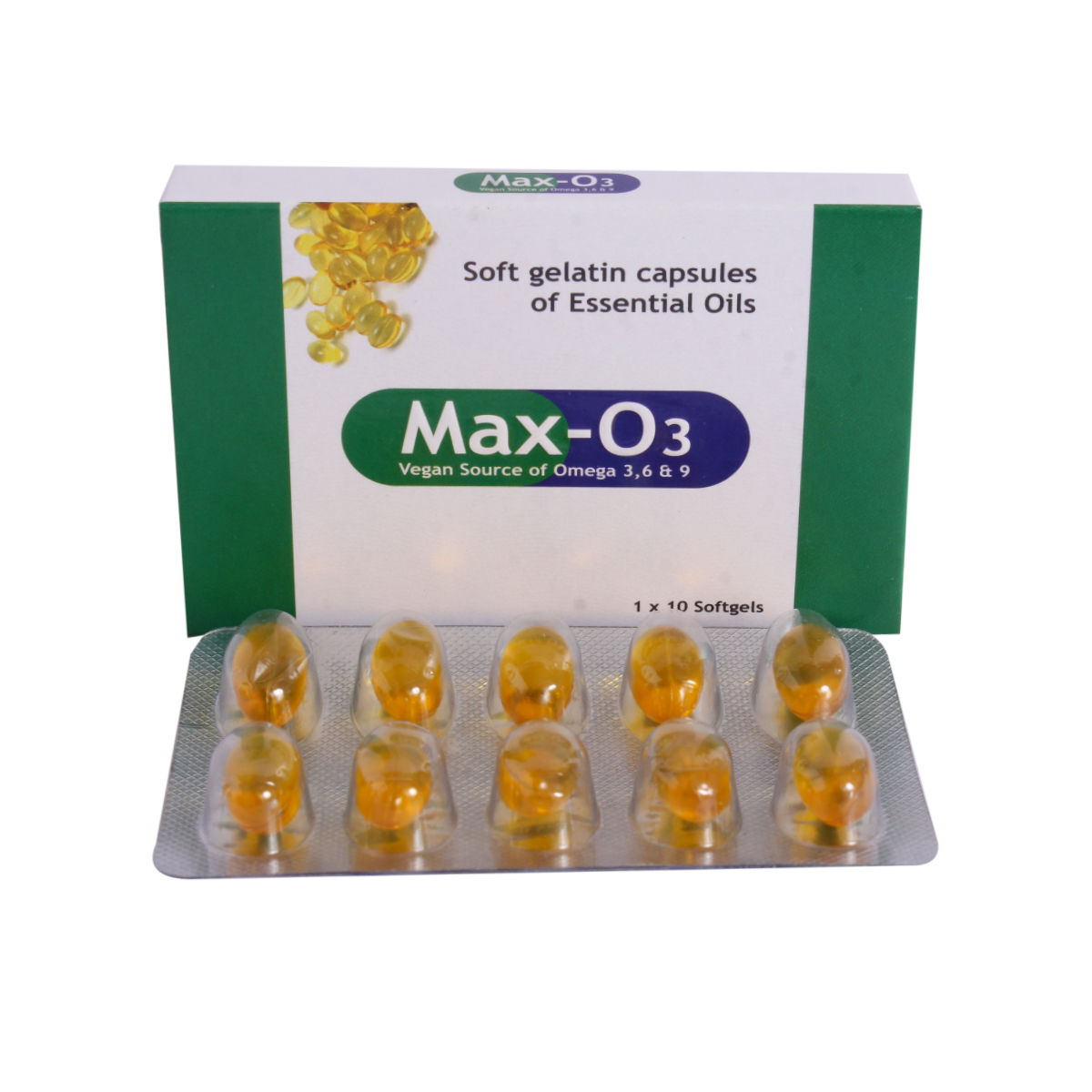 Max-O3 Softgel Capsule 10's Price, Uses, Side Effects, Composition ...