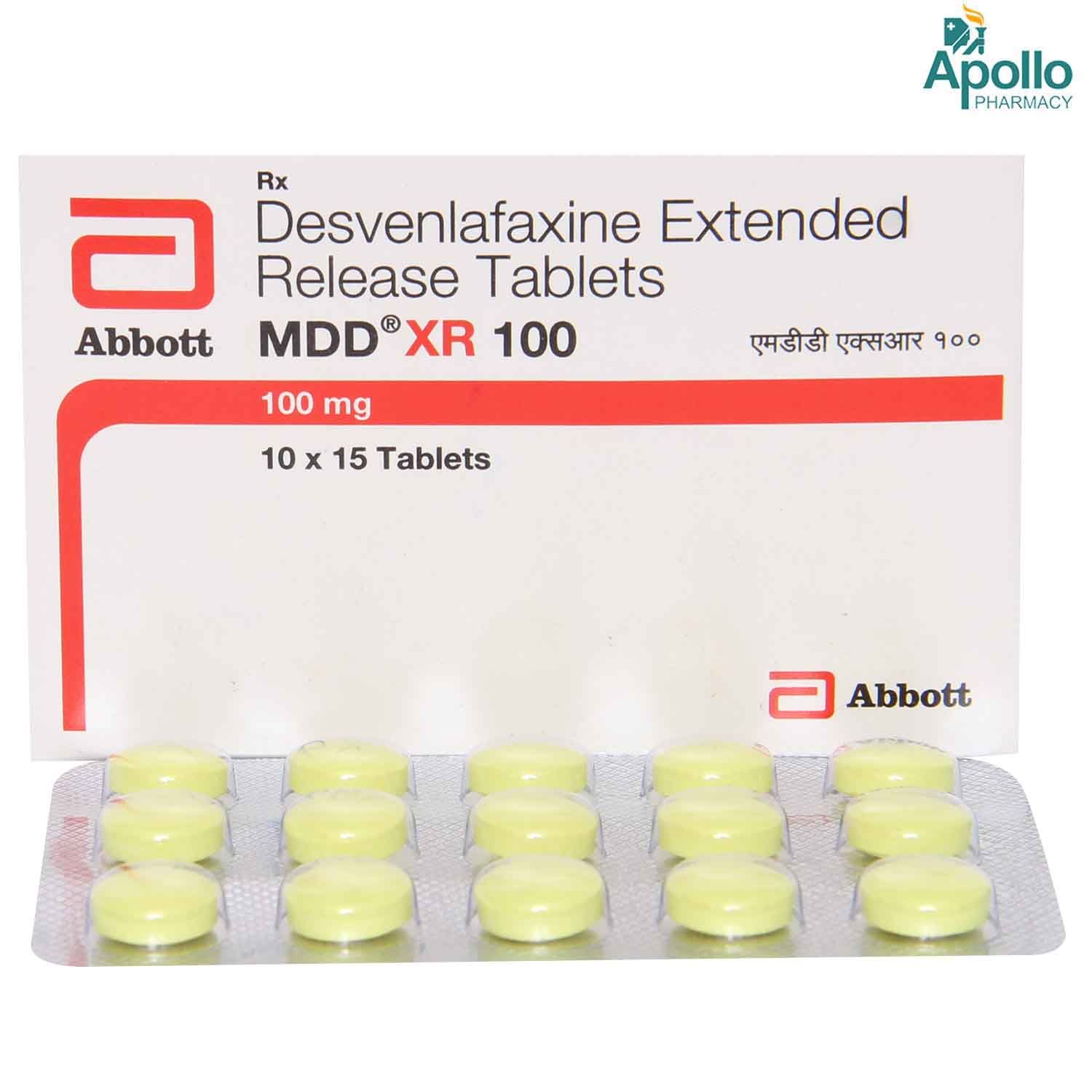 MDD XR 100 Tablet 15's Price, Uses, Side Effects, Composition - Apollo ...