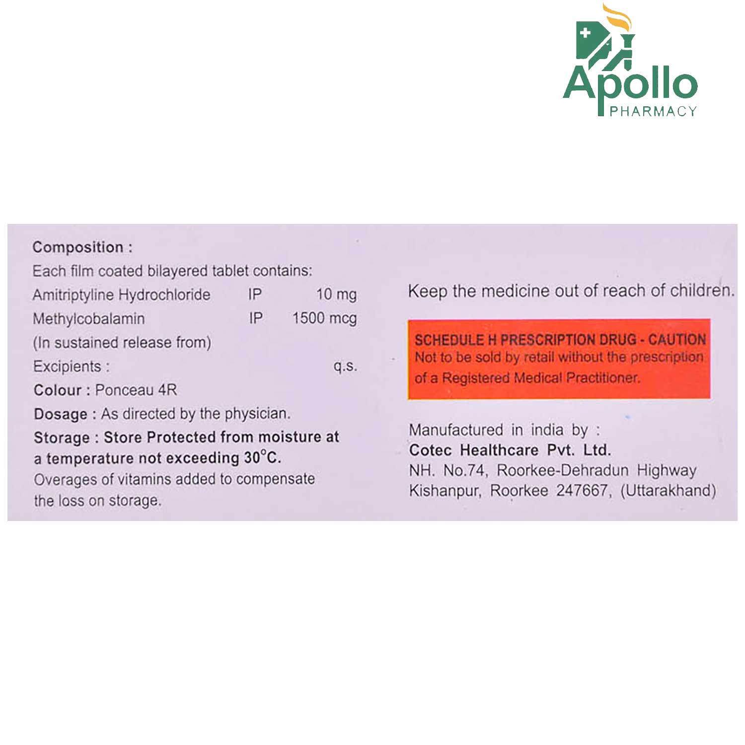 Meaxon At Tablet 10's Price, Uses, Side Effects, Composition - Apollo ...