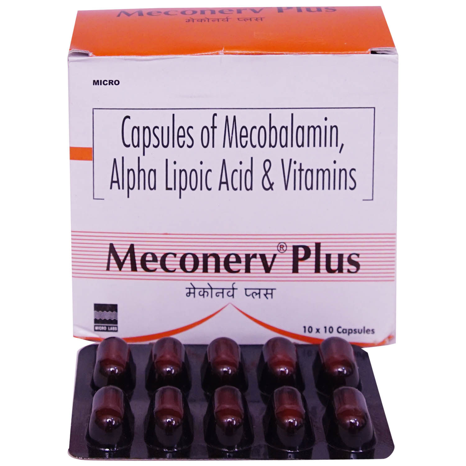 Meconerv Plus Capsule 10's Price, Uses, Side Effects, Composition ...