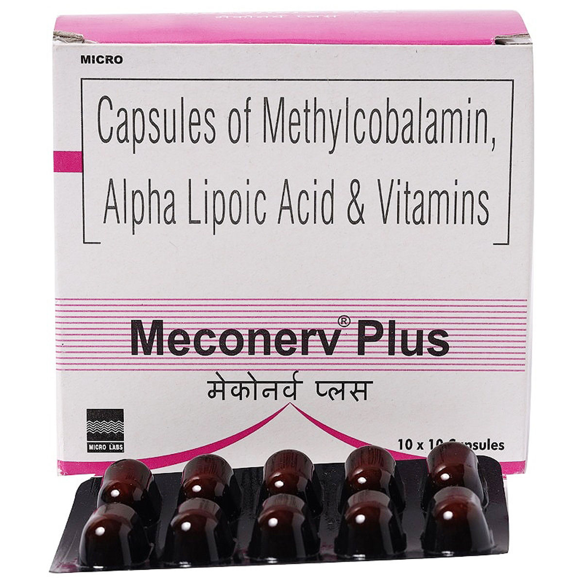 Meconerv Plus Capsule 10's Price, Uses, Side Effects, Composition ...