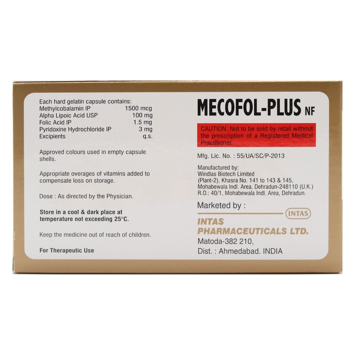 Mecofol-Plus NF Capsule 10'S Price, Uses, Side Effects, Composition ...
