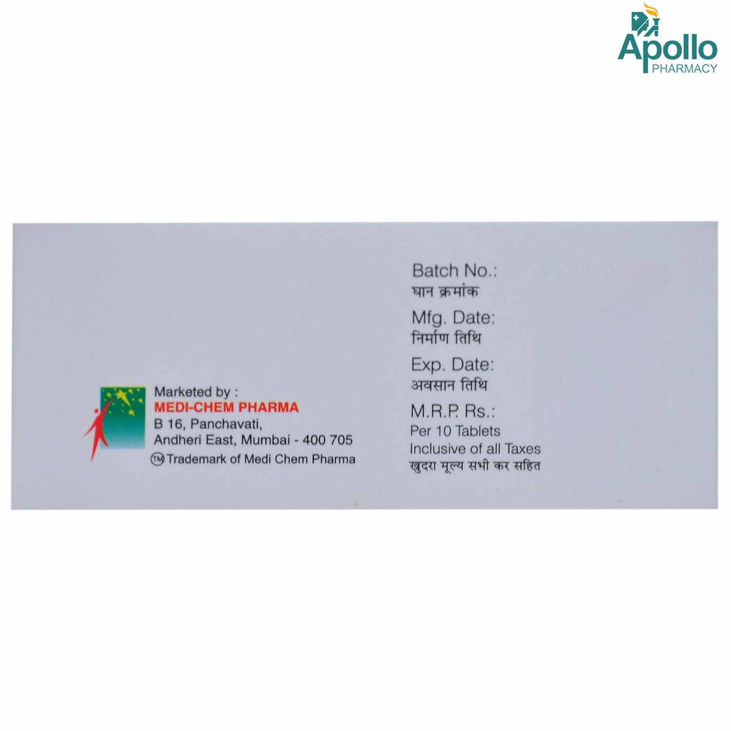 MEDITAS 10MG TABLET Price, Uses, Side Effects, Composition - Apollo ...