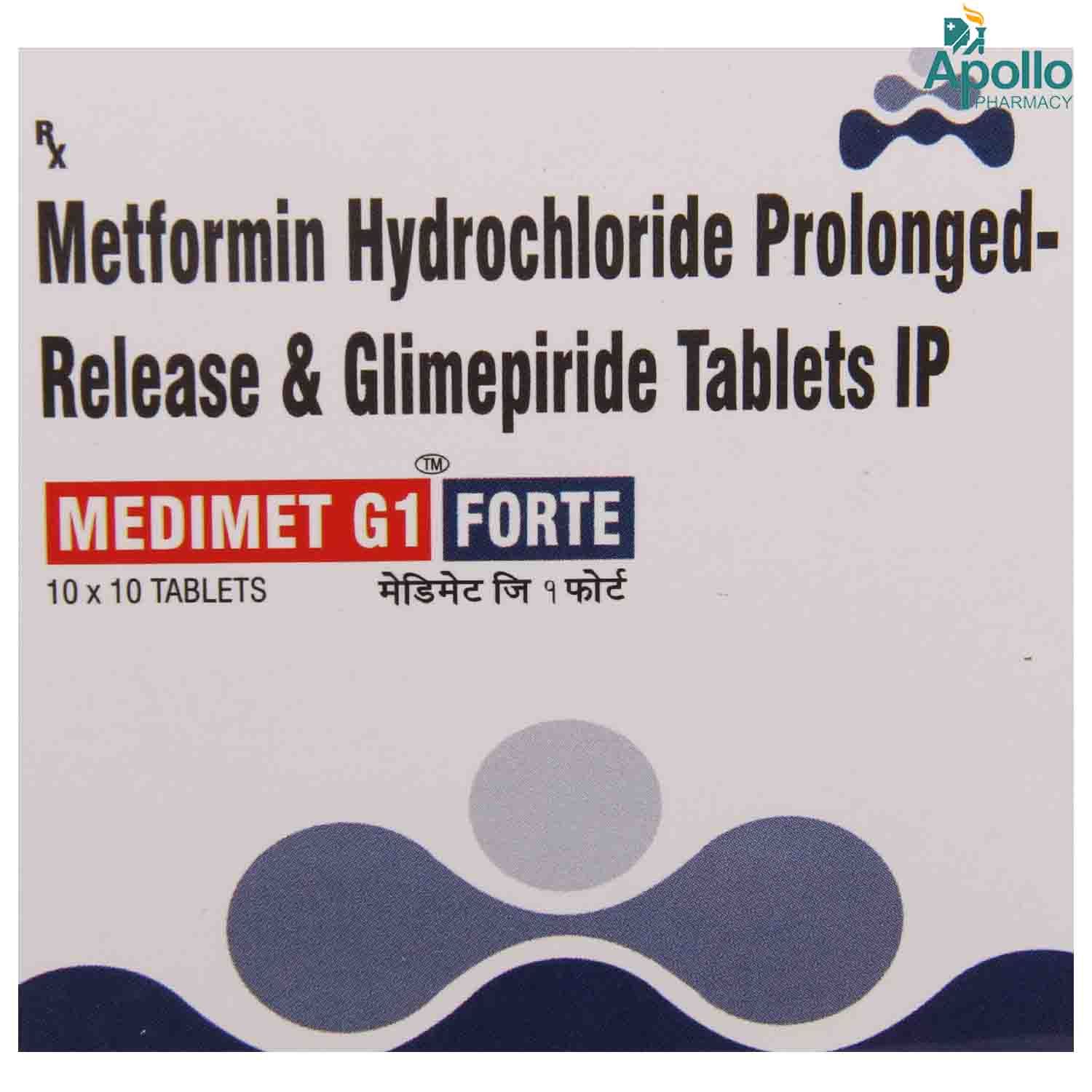 Medimet G1 Forte Tablet 10's Price, Uses, Side Effects, Composition ...