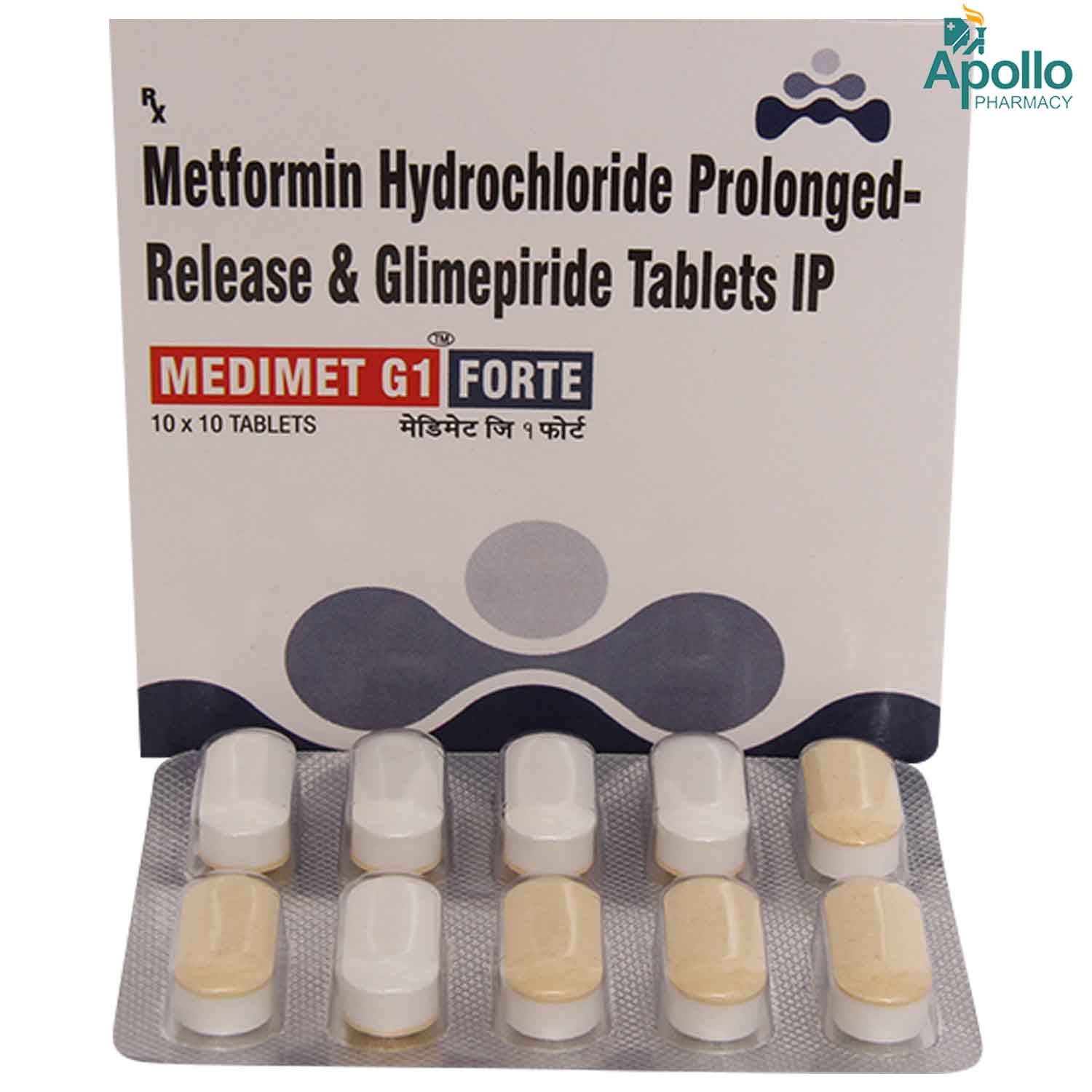 Medimet G1 Forte Tablet 10's Price, Uses, Side Effects, Composition ...