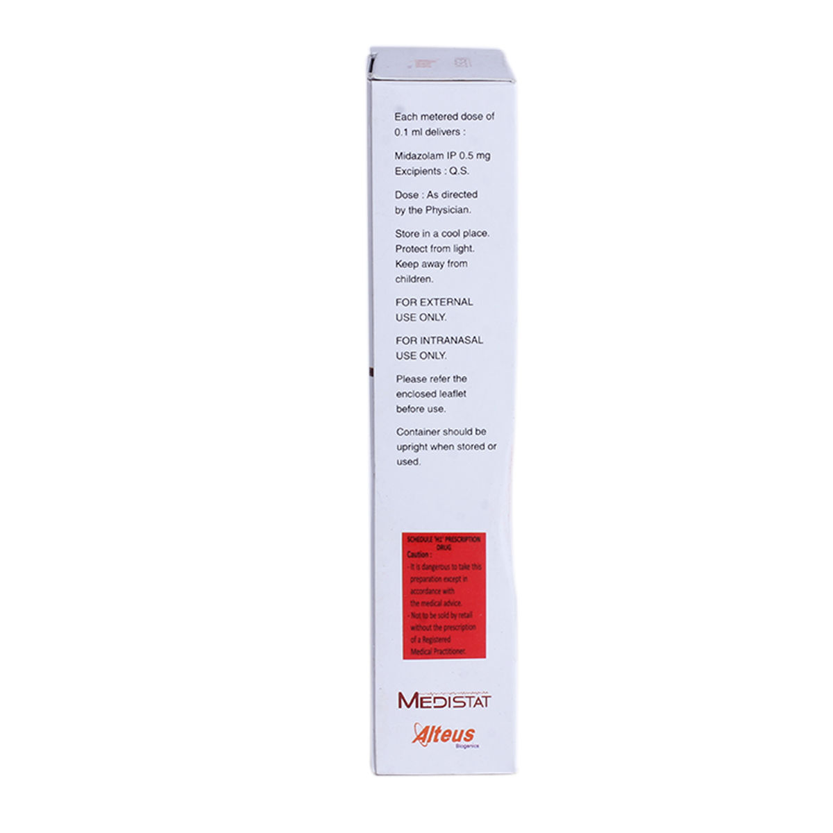 Medistat 0.5 mg Nasal Spray 5 ml Price, Uses, Side Effects, Composition ...