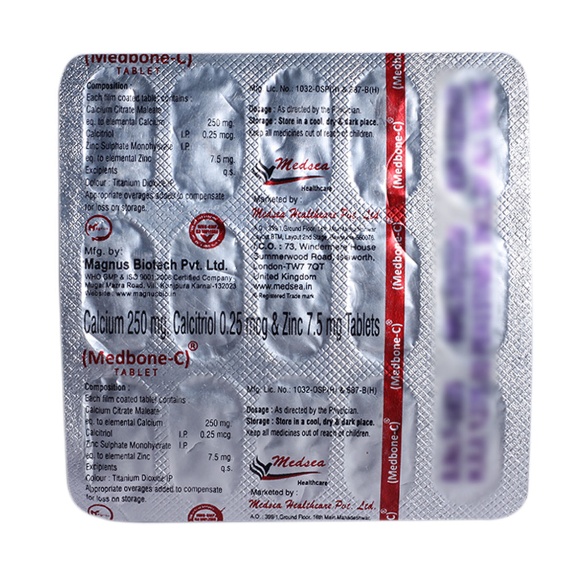 Medbone-C Tablet 15's Price, Uses, Side Effects, Composition - Apollo ...