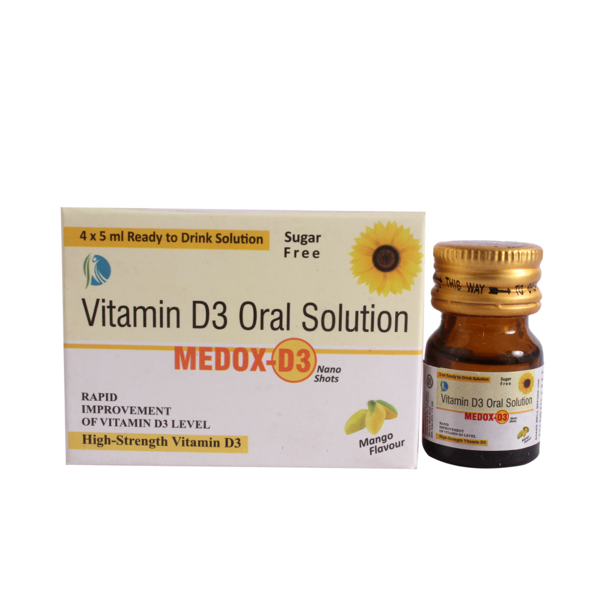 Medox-D3 60K SF Mango Flavour Solution 5 ml Price, Uses, Side Effects ...
