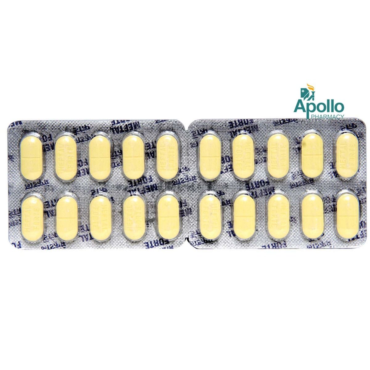 Meftal-Forte Tablet 10's Price, Uses, Side Effects, Composition ...