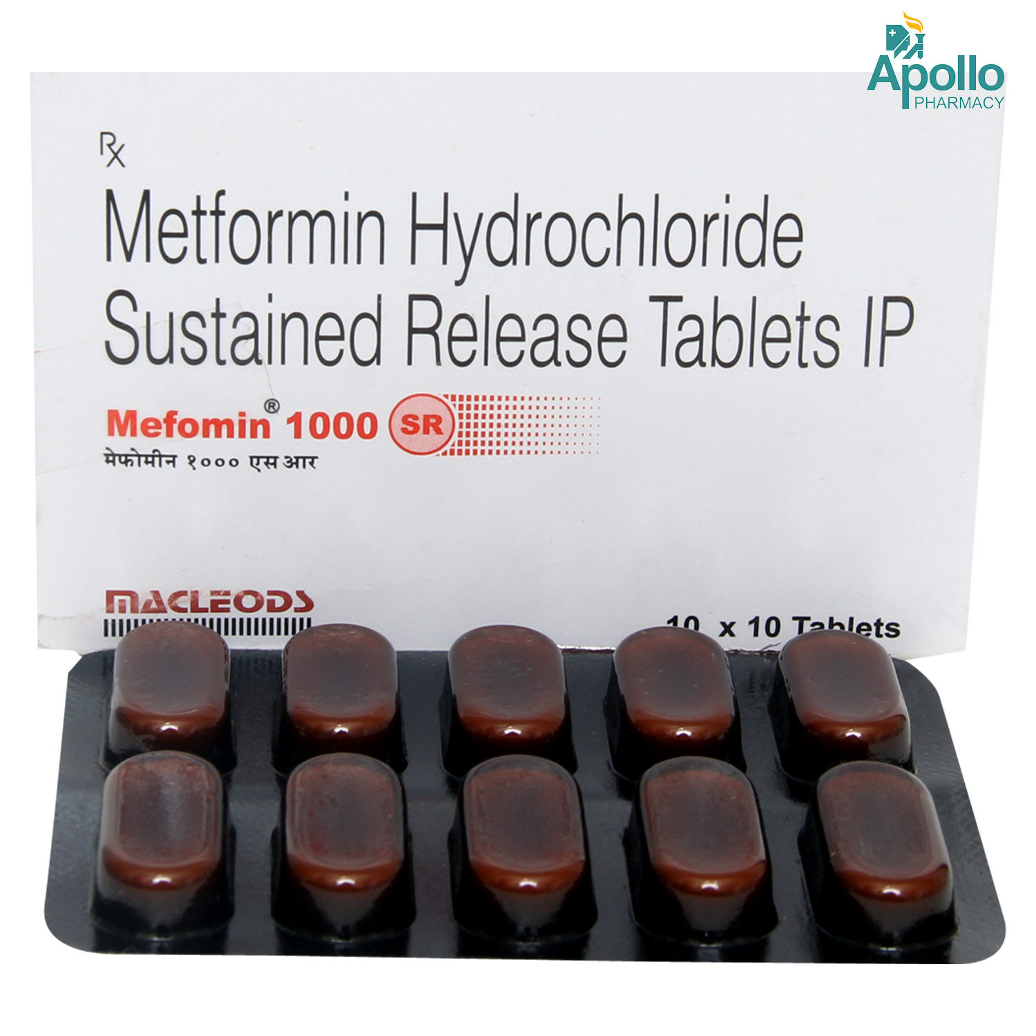 Mefomin 1000 SR Tablet 10's Price, Uses, Side Effects, Composition ...