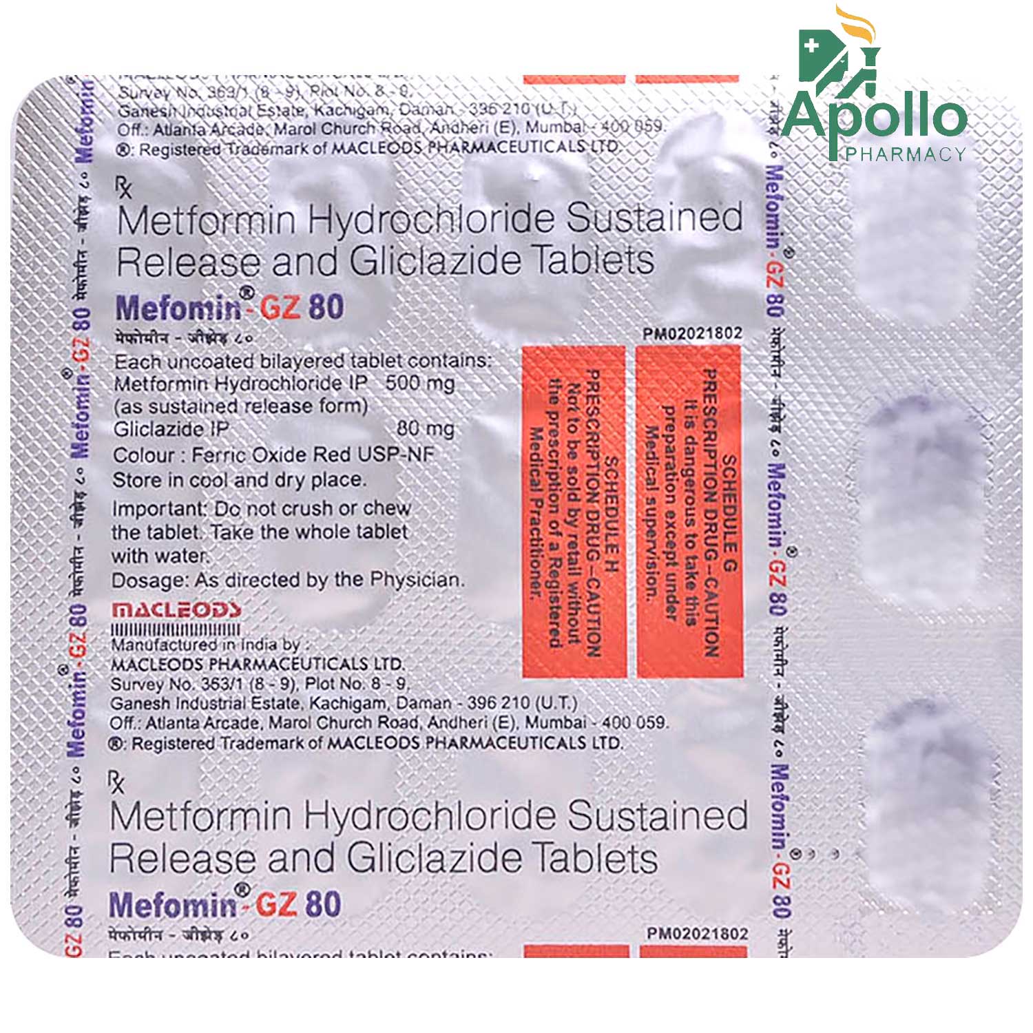 MEFOMIN GZ 80MG TABLET Price, Uses, Side Effects, Composition - Apollo ...