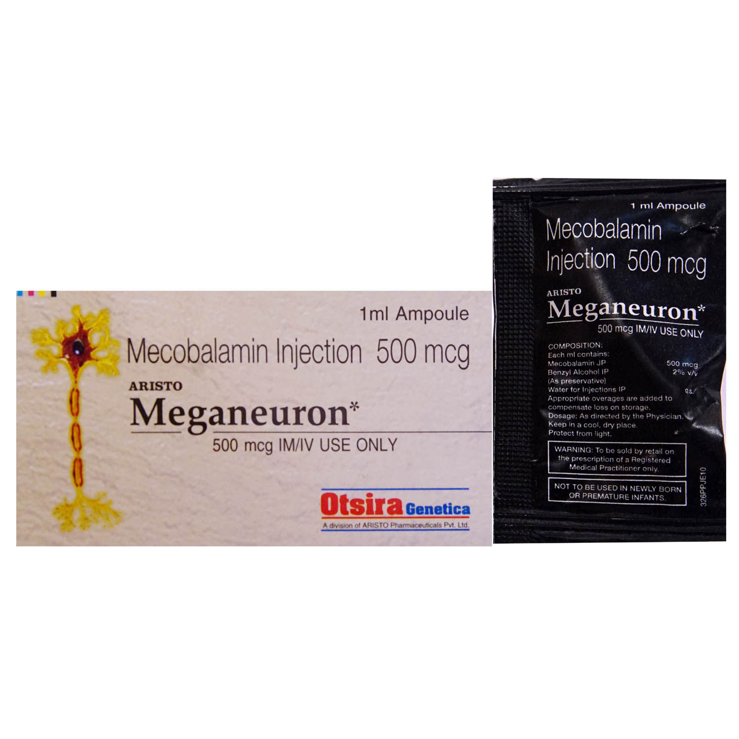MEGANEURON 500MG INJECTION 1ML Price, Uses, Side Effects, Composition ...
