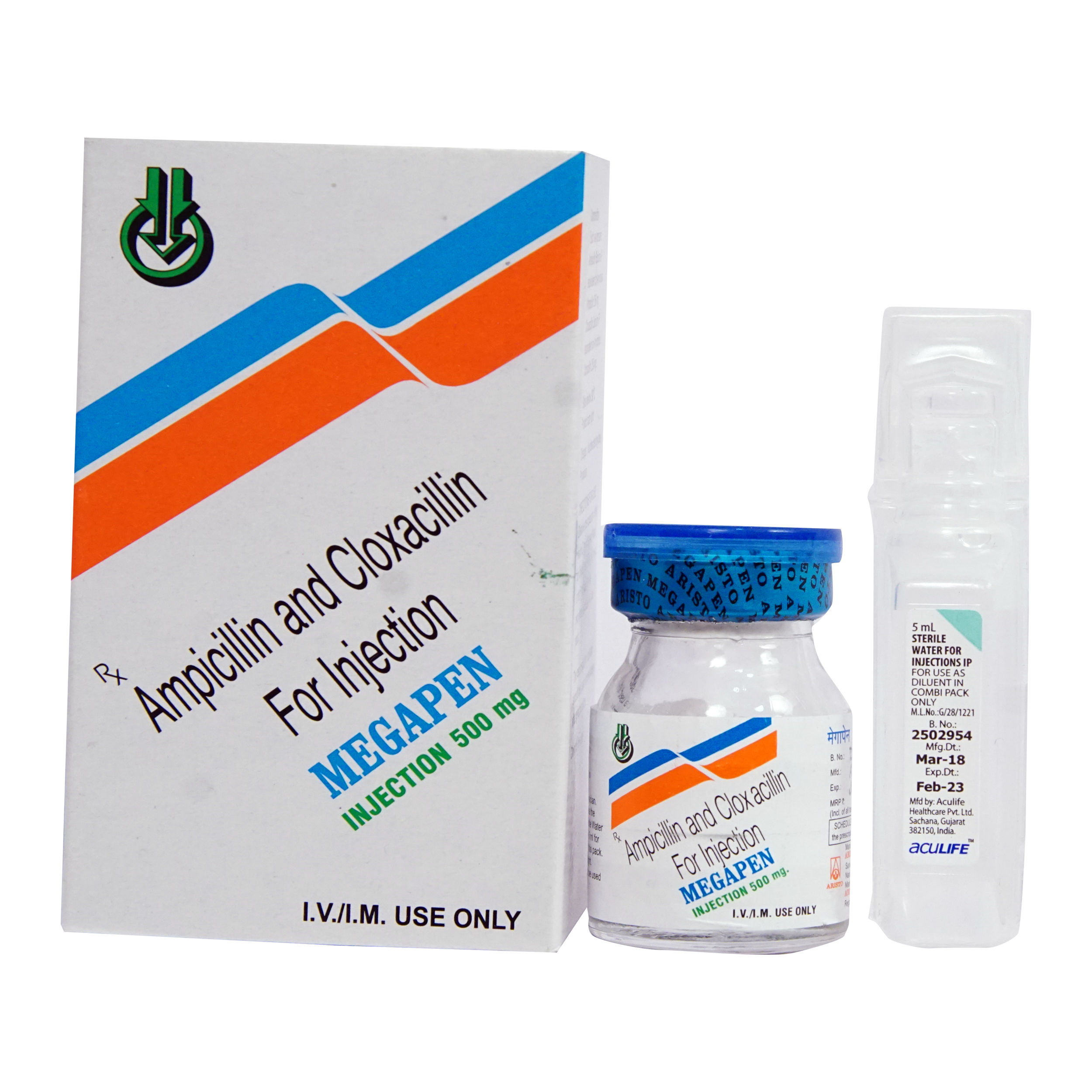 Megapen 500 mg Injection 1's Price, Uses, Side Effects, Composition ...