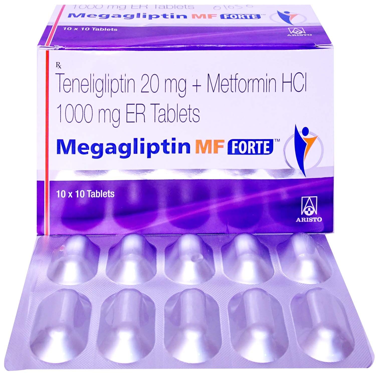 Megagliptin MF Forte Tablet 10's Price, Uses, Side Effects, Composition ...