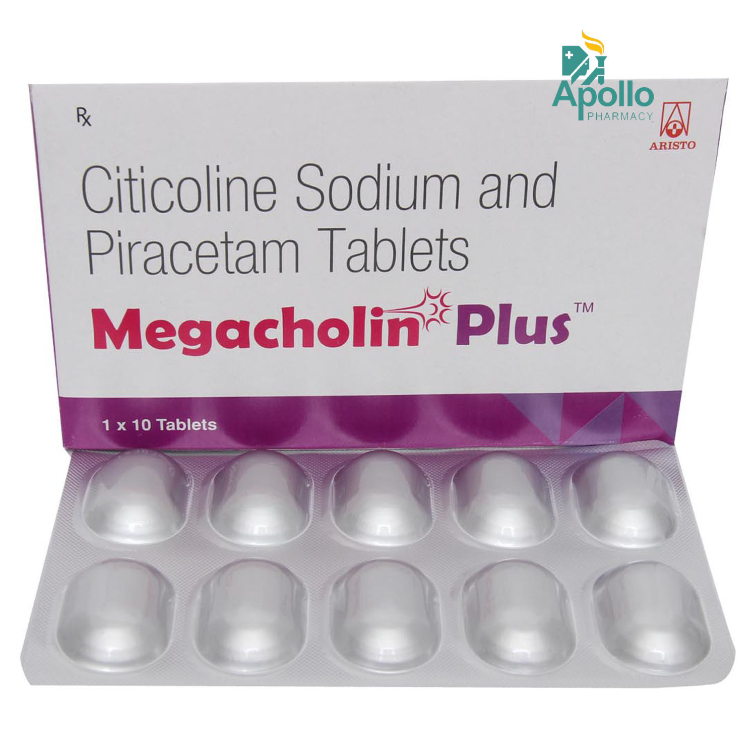 Megacholin Plus Tablet 10's Price, Uses, Side Effects, Composition ...