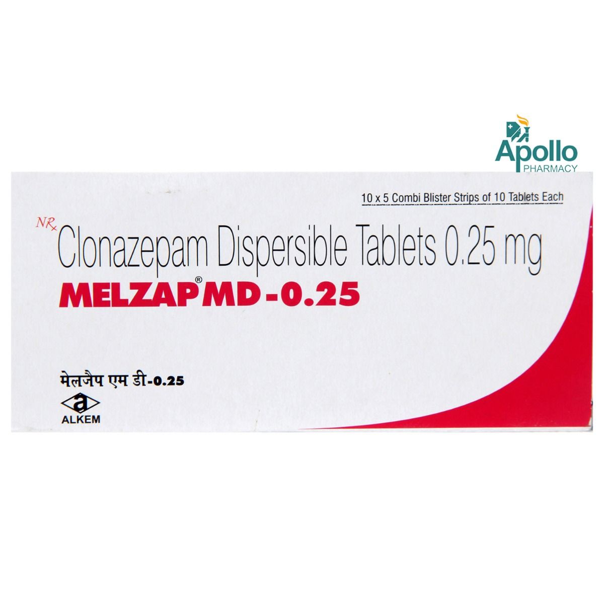 Melzap MD-0.25 Tablet 10's Price, Uses, Side Effects, Composition ...
