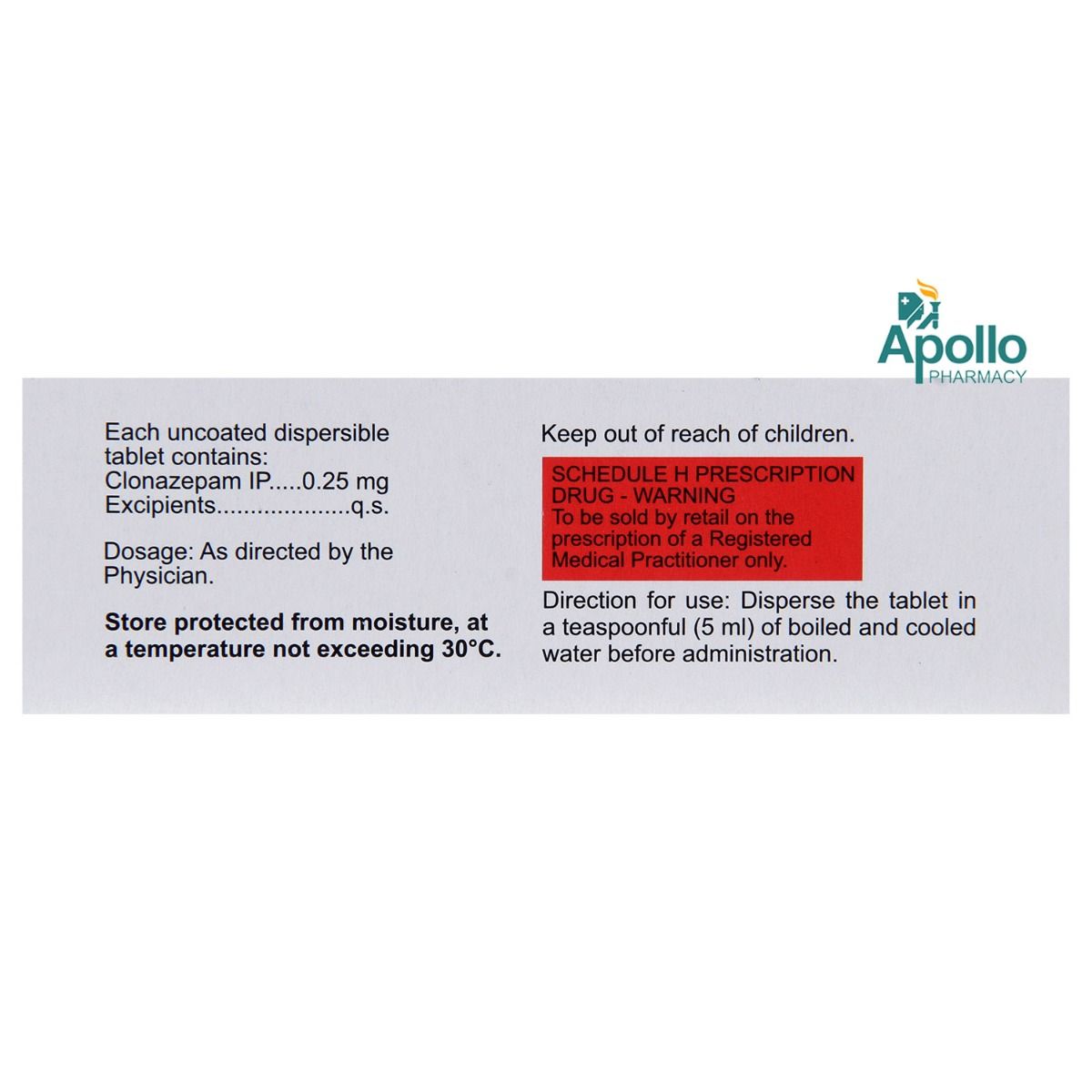 Melzap MD-0.25 Tablet 10's Price, Uses, Side Effects, Composition ...