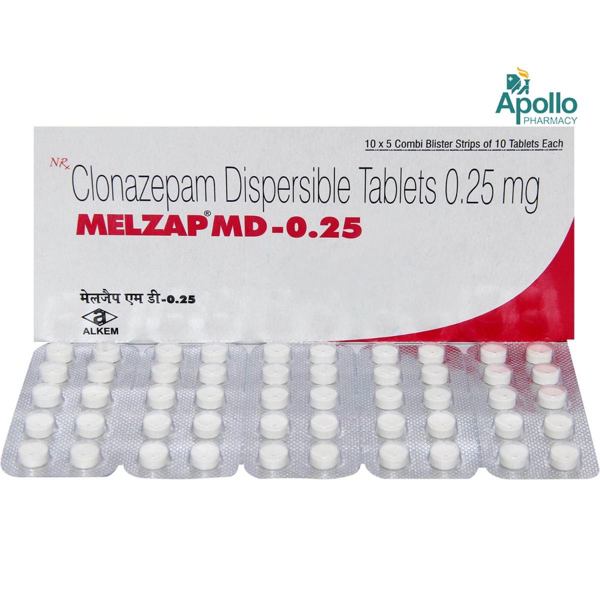 Melzap MD-0.25 Tablet 10's Price, Uses, Side Effects, Composition ...