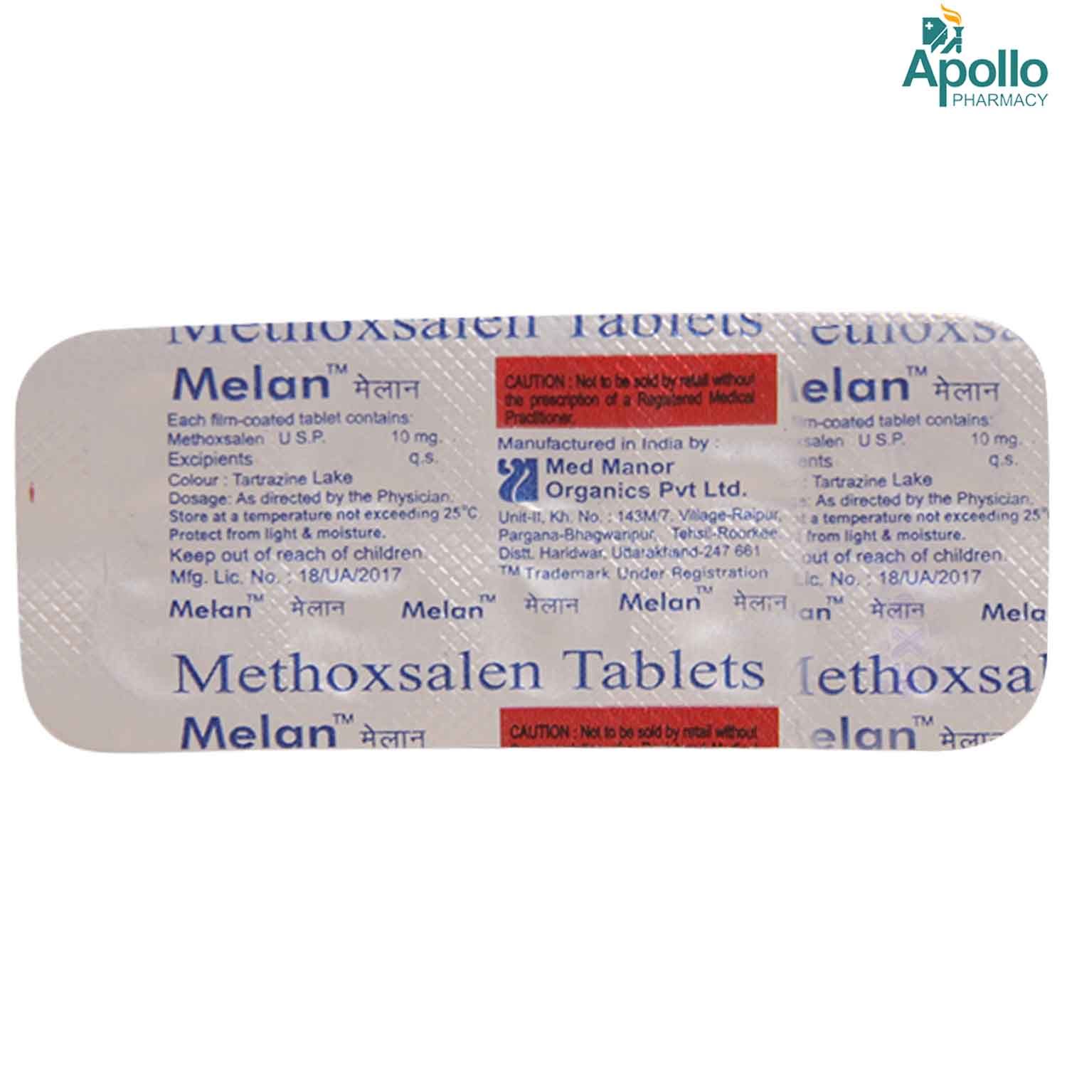 MELAN 10MG TABLET Price, Uses, Side Effects, Composition - Apollo Pharmacy