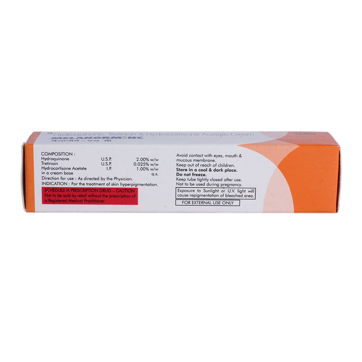 MELANORM HC CREAM Price, Uses, Side Effects, Composition - Apollo Pharmacy