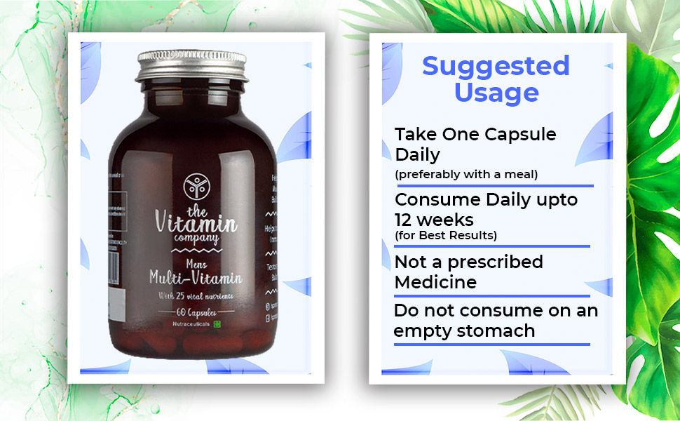 The Vitamin Company Mens Multi-Vitamin, 60 Capsules Price, Uses, Side ...