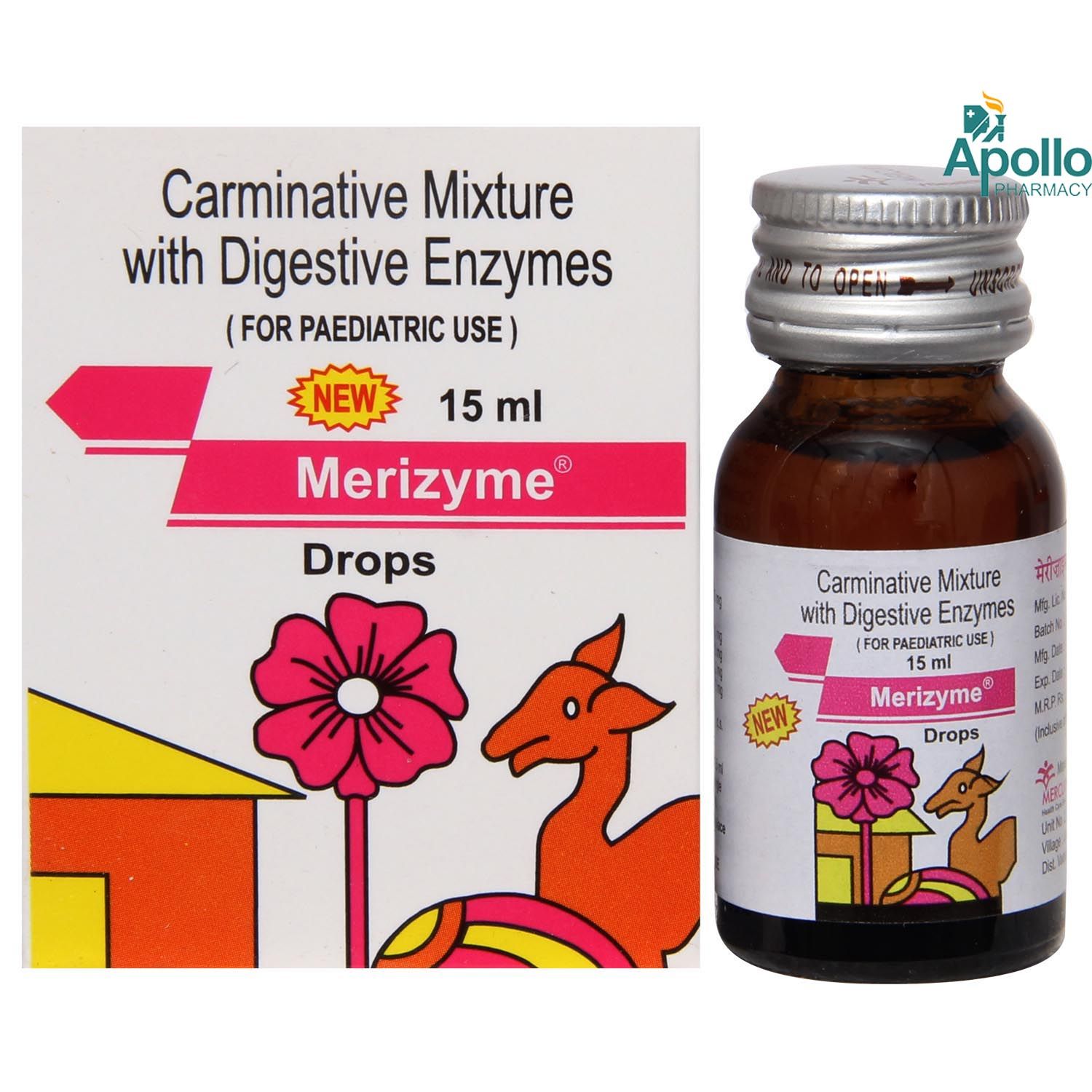 Merizyme Drops 15 ml Price, Uses, Side Effects, Composition - Apollo ...