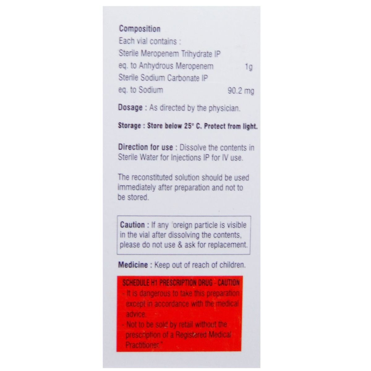 MEROREACH INJECTION 1GM Price, Uses, Side Effects, Composition - Apollo ...