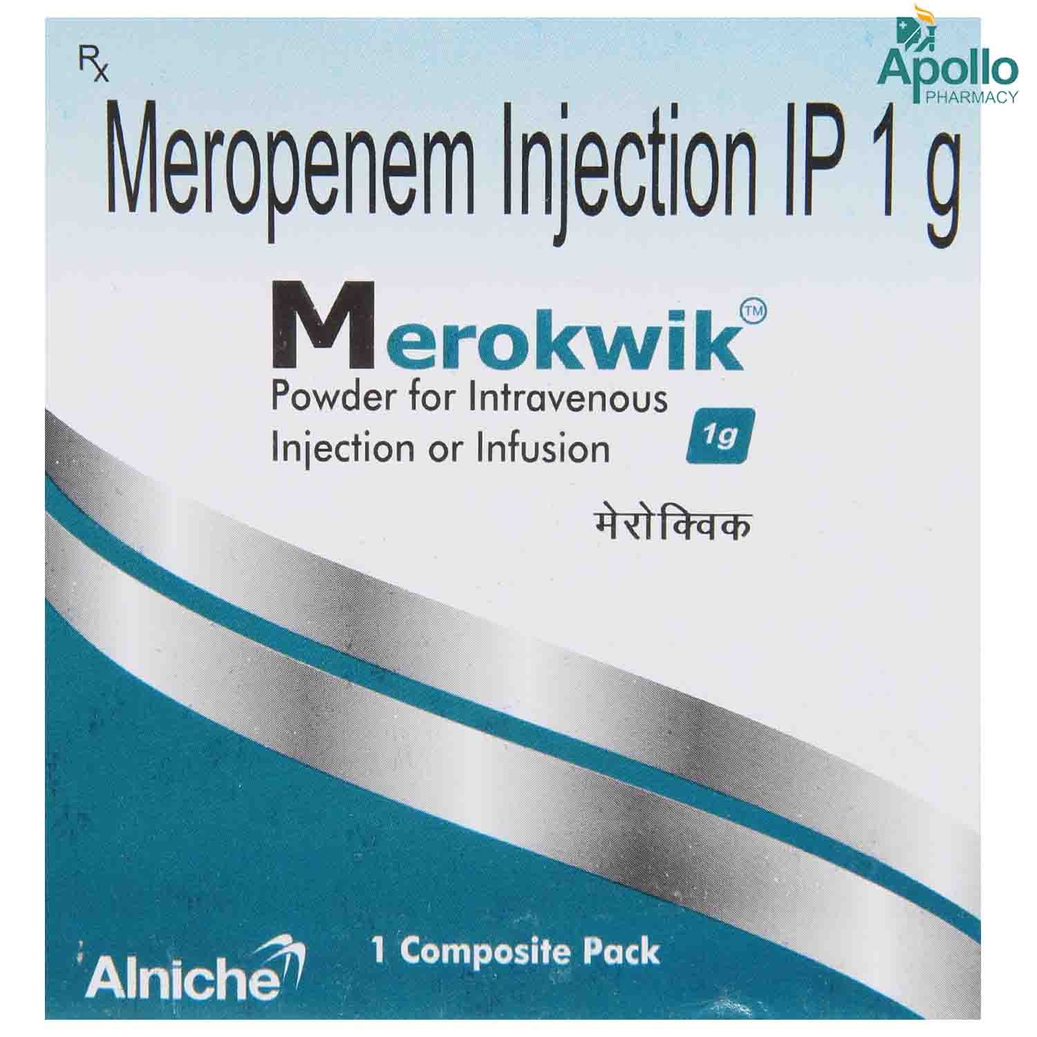 MEROKWIK 1GM INJECTION Price, Uses, Side Effects, Composition - Apollo ...