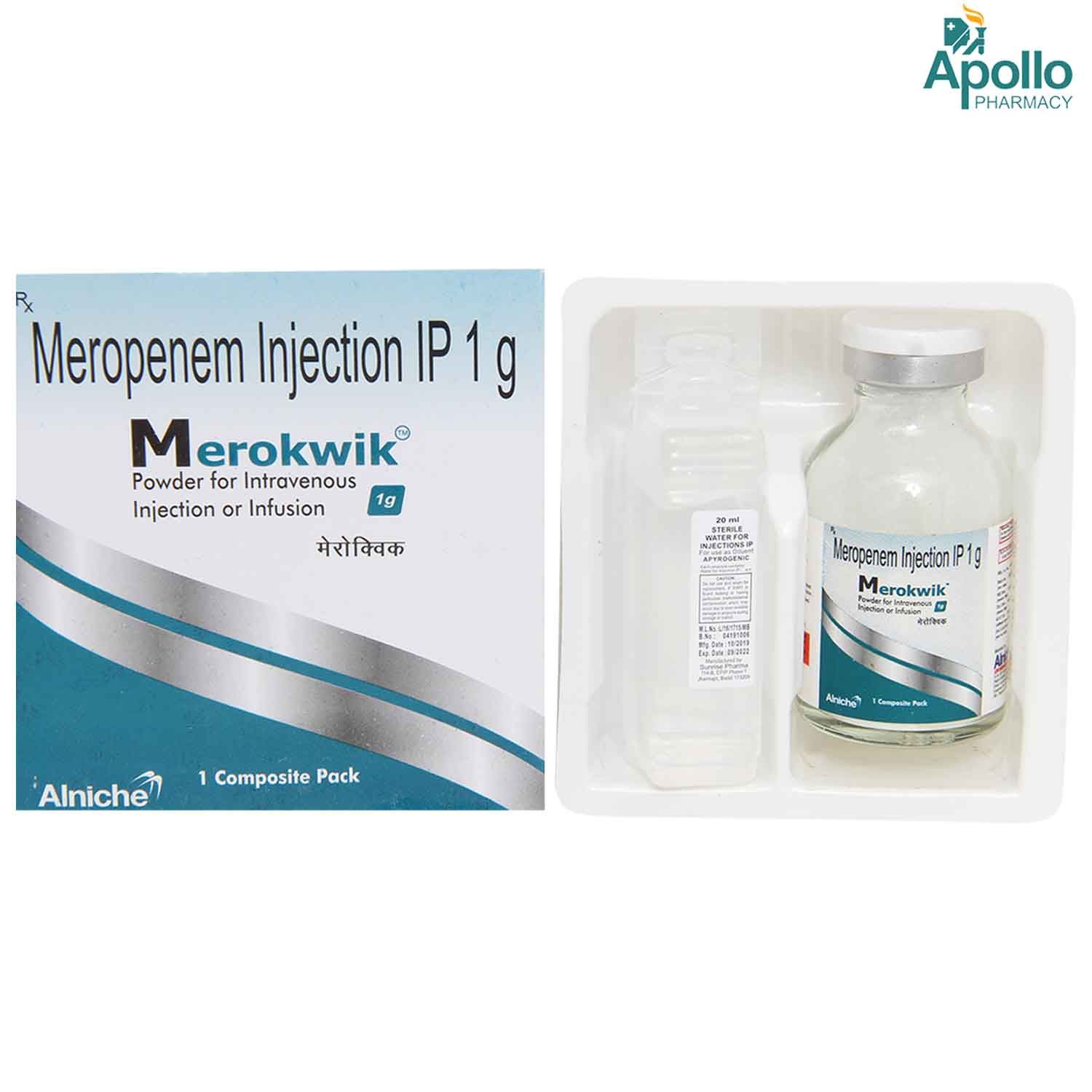MEROKWIK 1GM INJECTION Price, Uses, Side Effects, Composition - Apollo ...