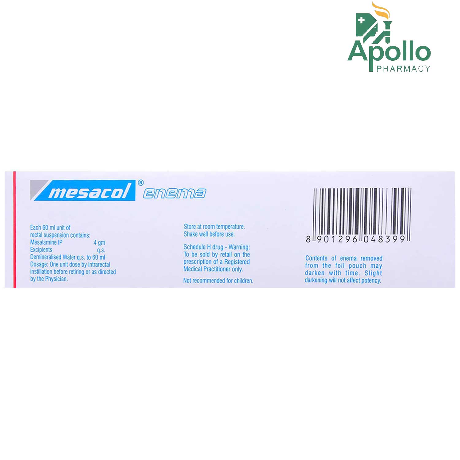 Mesacol Enema 60 ml Price, Uses, Side Effects, Composition - Apollo ...