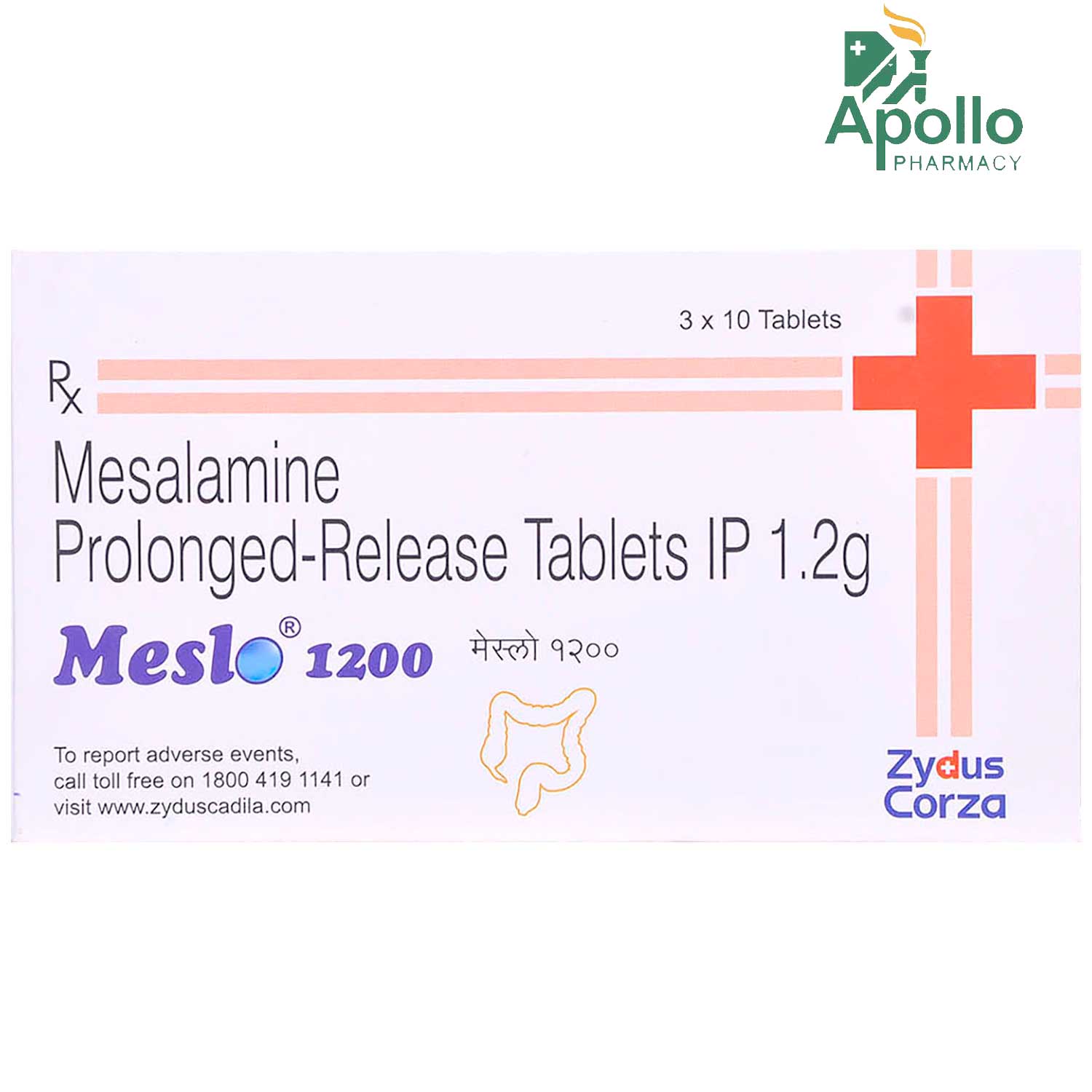 Meslo 1200 Tablet 10's Price, Uses, Side Effects, Composition - Apollo ...