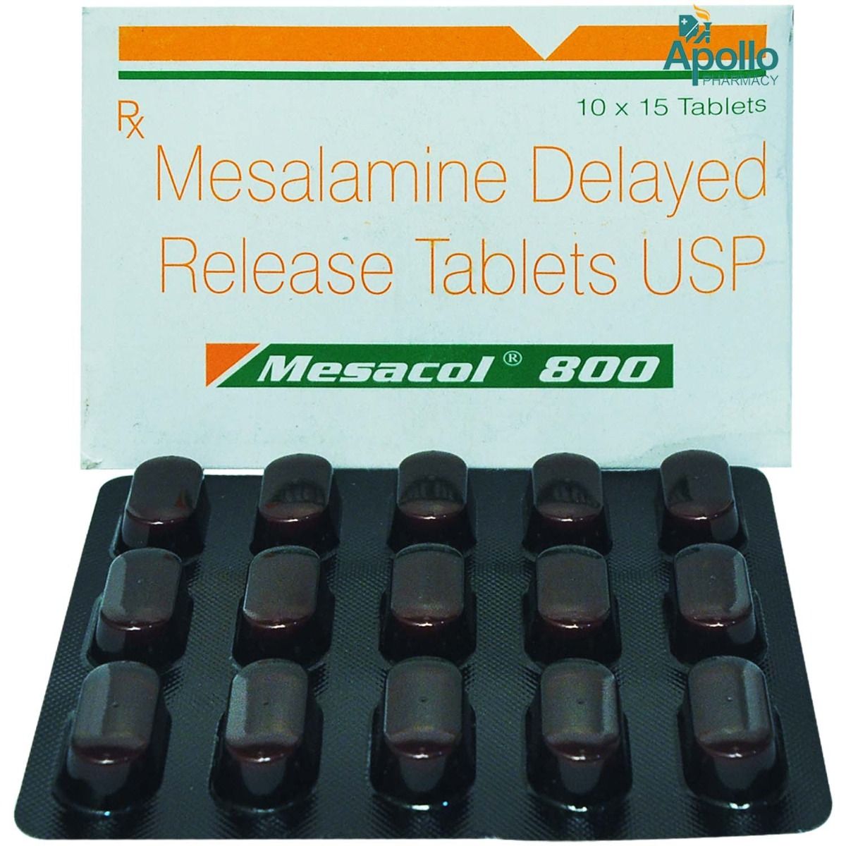 Mesacol 800 Tablet 15's Price, Uses, Side Effects, Composition - Apollo ...