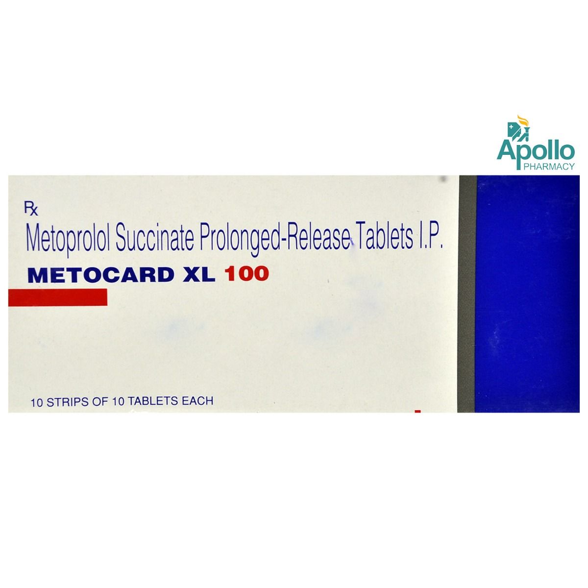 METOCARD XL 100MG TABLET Price, Uses, Side Effects, Composition - Apollo Pharmacy