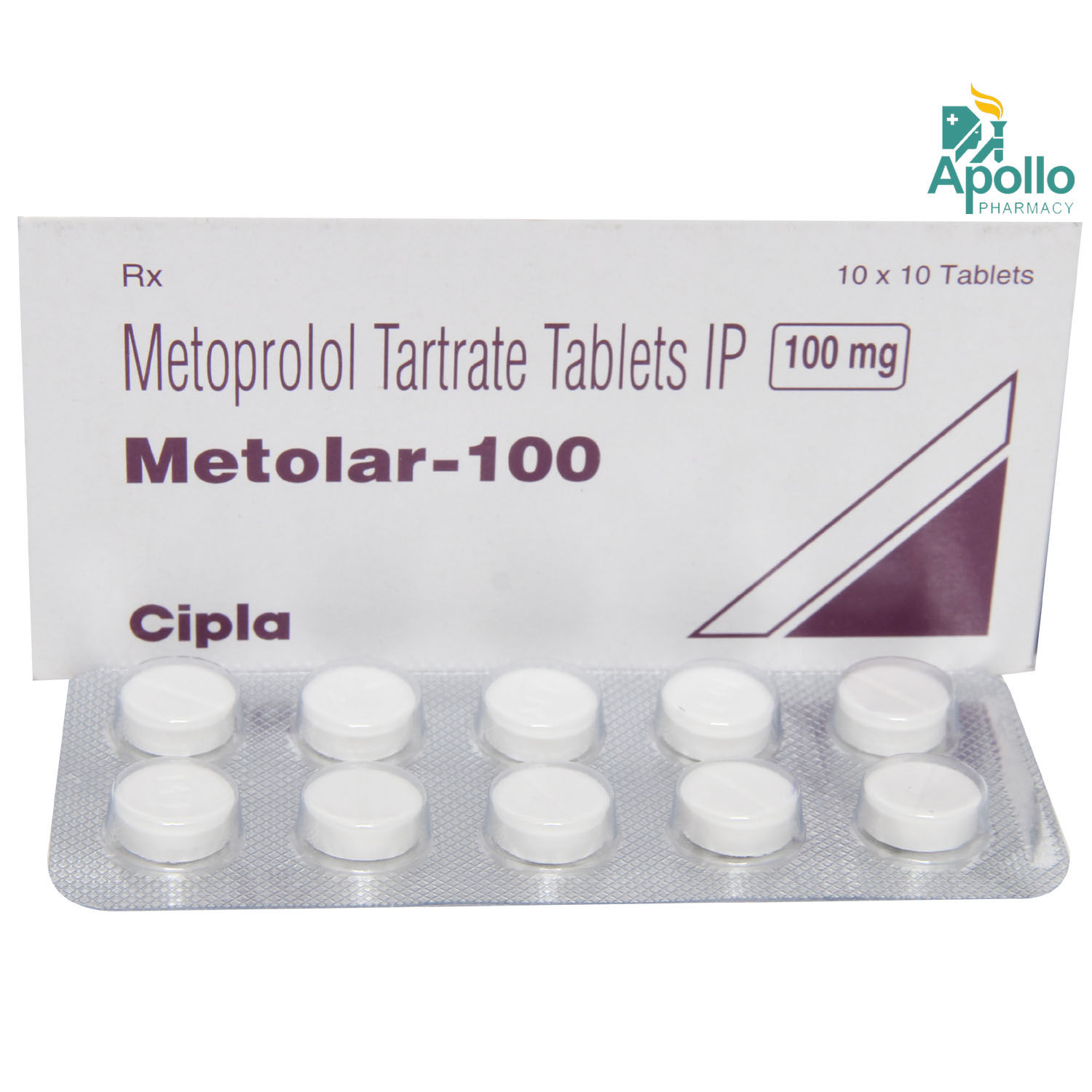 Metolar 100 Tablet 10's Price, Uses, Side Effects, Composition - Apollo ...