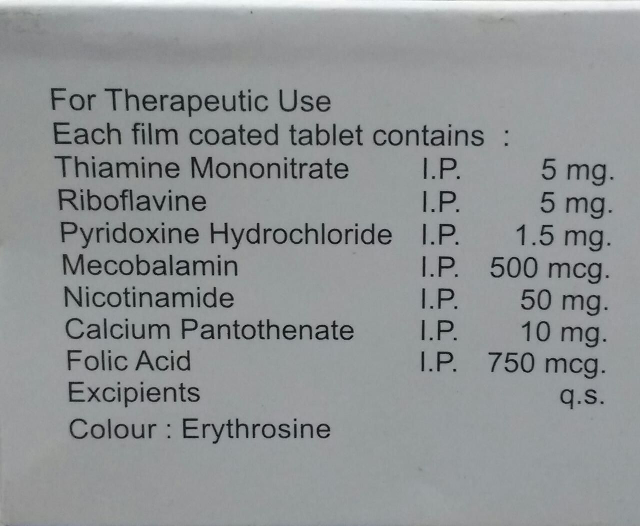 Methico Plus Tablet 10's Price, Uses, Side Effects, Composition ...