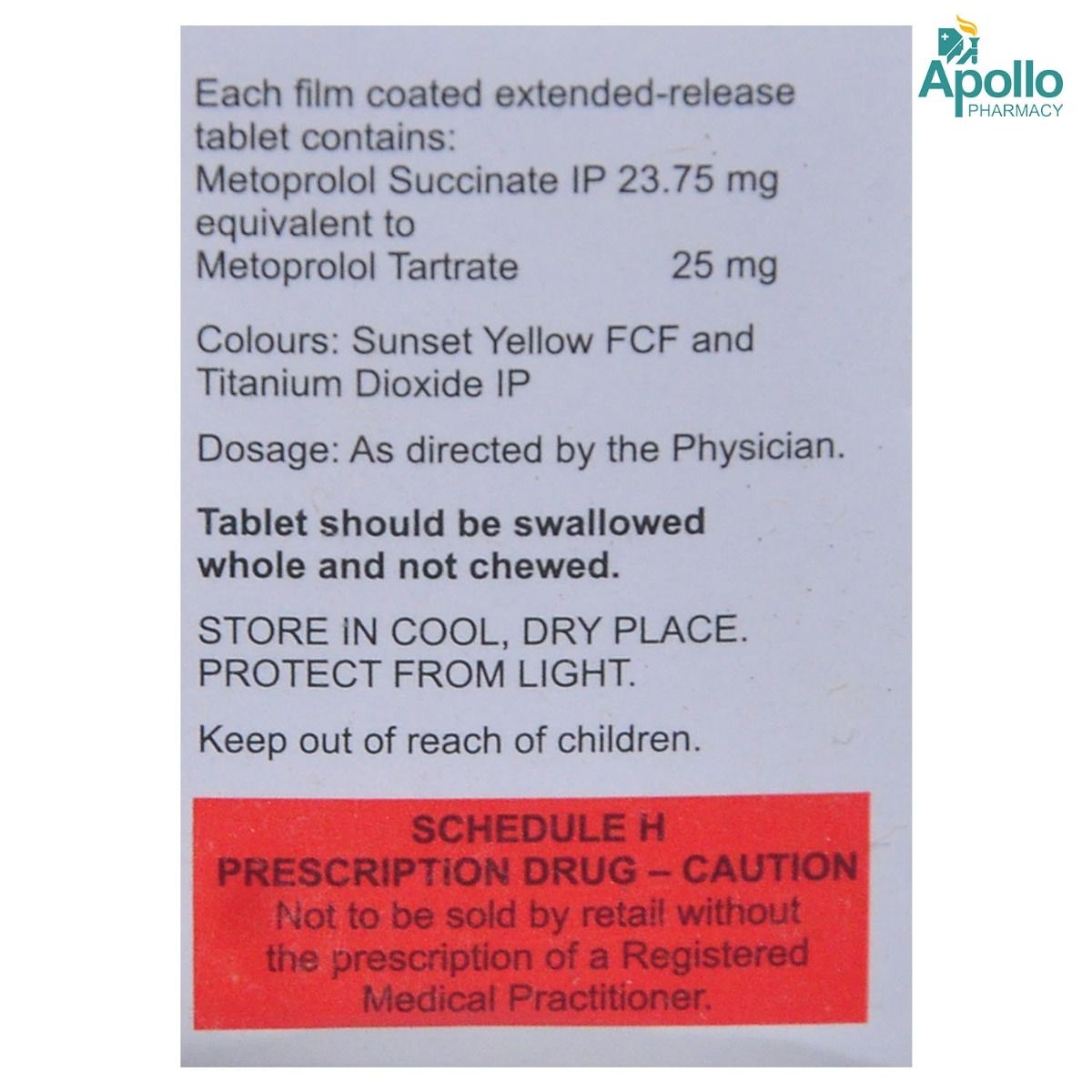 METOMAC 25MG TABLET Price, Uses, Side Effects, Composition - Apollo ...