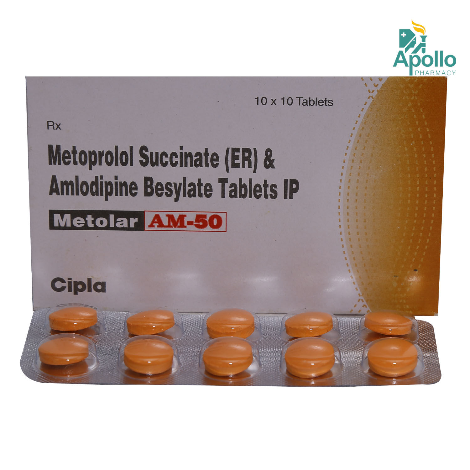 Metolar AM 50 Tablet 10's Price, Uses, Side Effects, Composition ...
