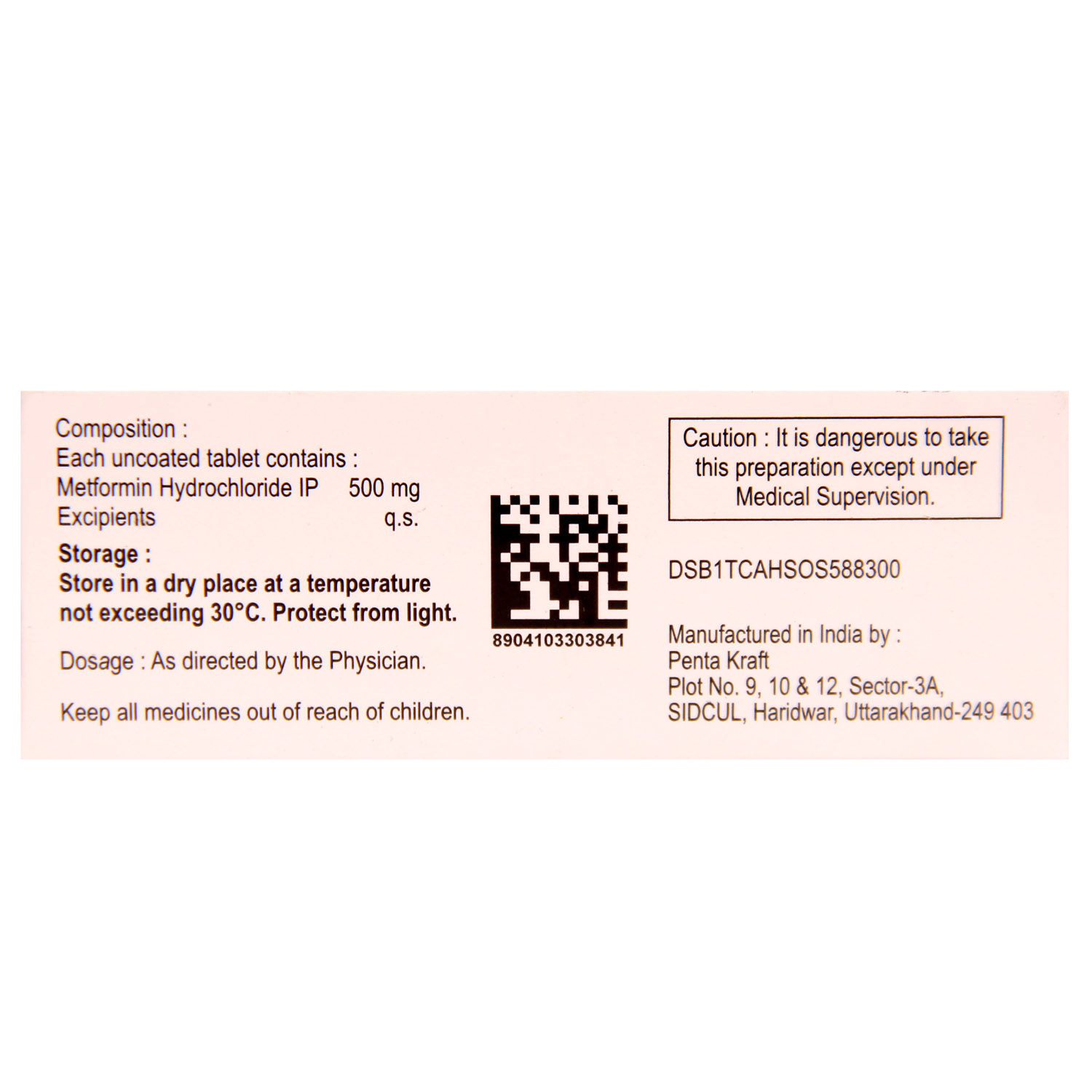 Metatime-500 Tablet 10's Price, Uses, Side Effects, Composition ...