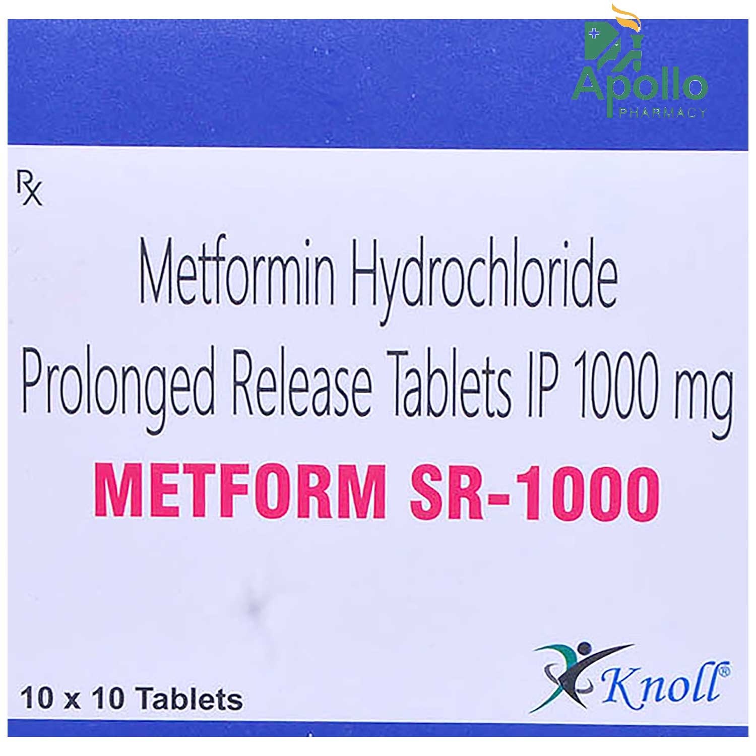 METFORM SR 1GM TABLETS 10'S Price, Uses, Side Effects, Composition ...