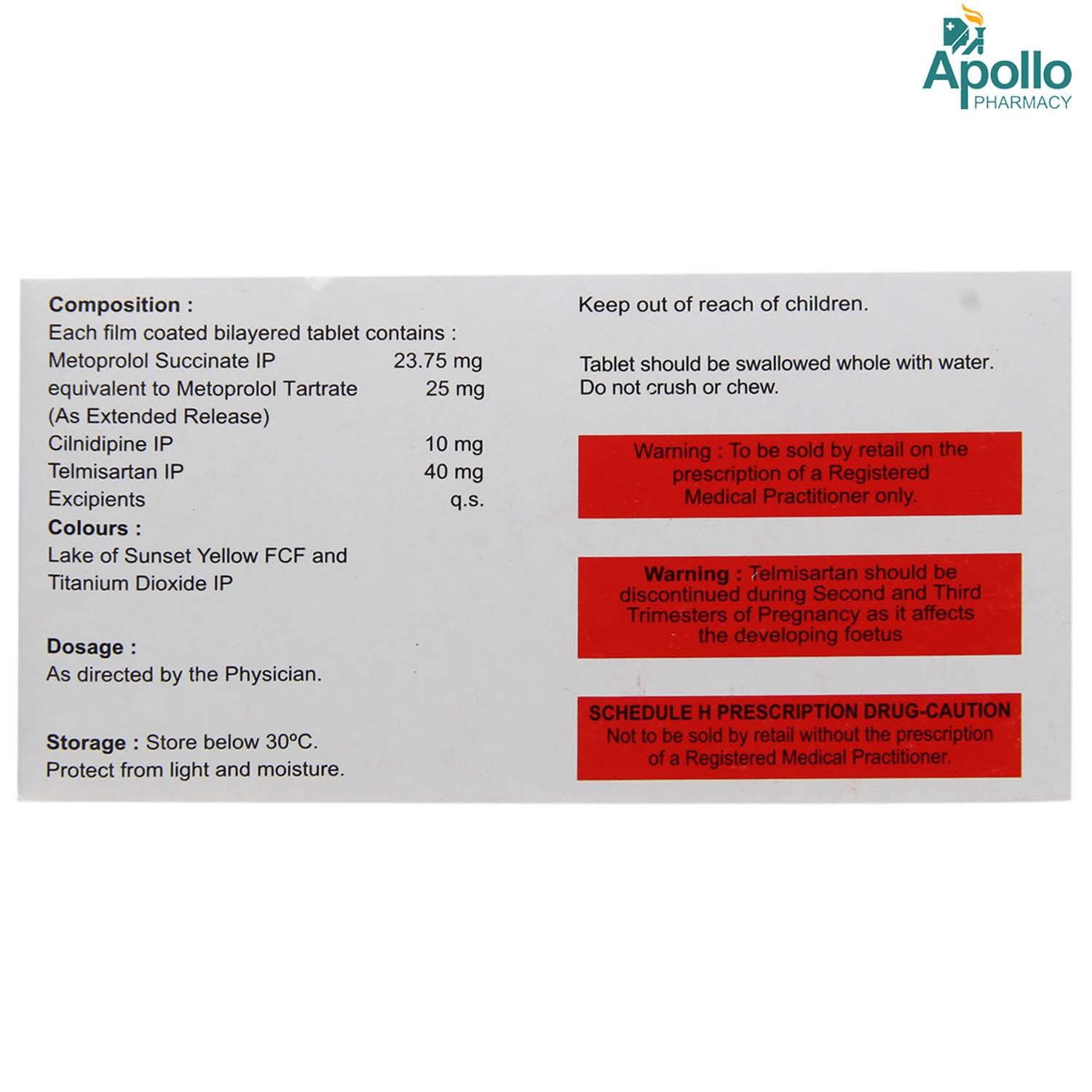 Met XL Trio 25 Tablet 10's Price, Uses, Side Effects, Composition ...